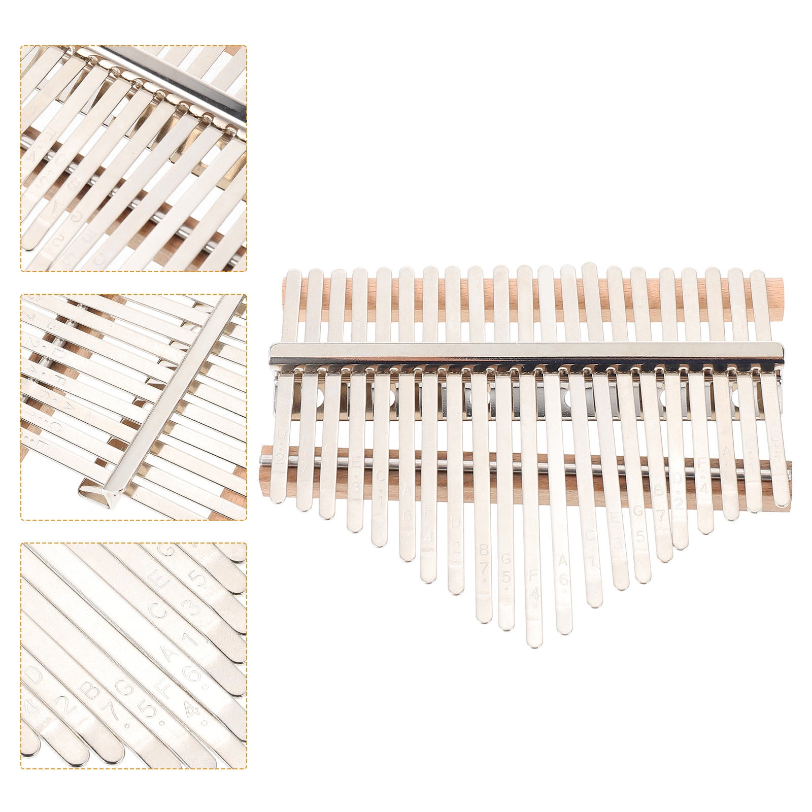 Homoyoyo 1 Set Thumb Piano Kalimba Handmade Parts Rectangular Keys ...