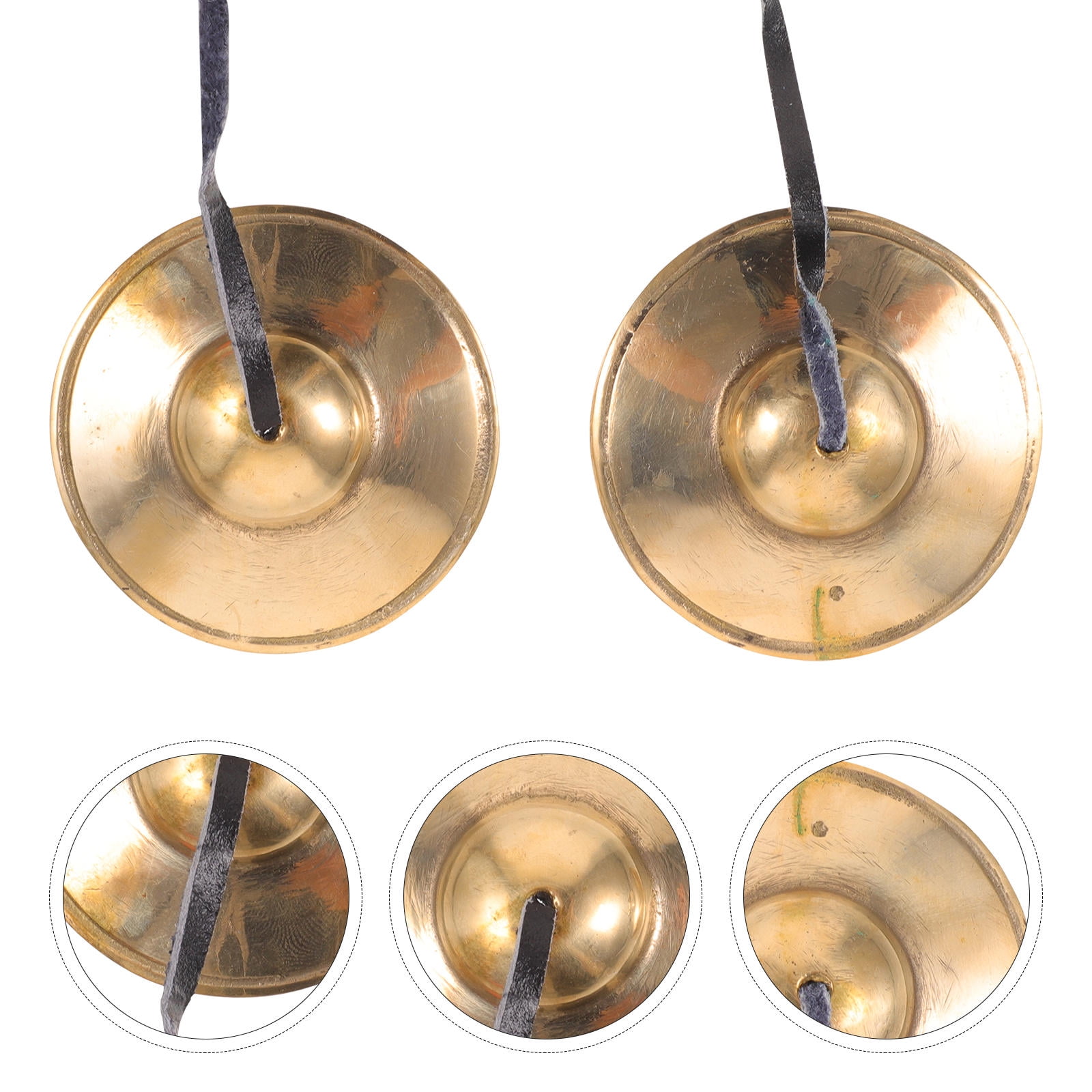 Homoyoyo Golden Cymbal Bell Musical Instrument Set for Kids and Adults ...