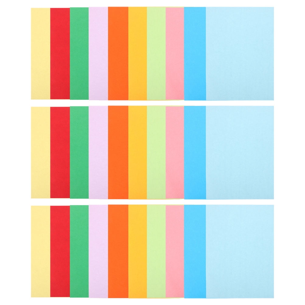 Homoyoyo Assorted Color A4 Colored Printer Paper, Smooth Finish, High ...
