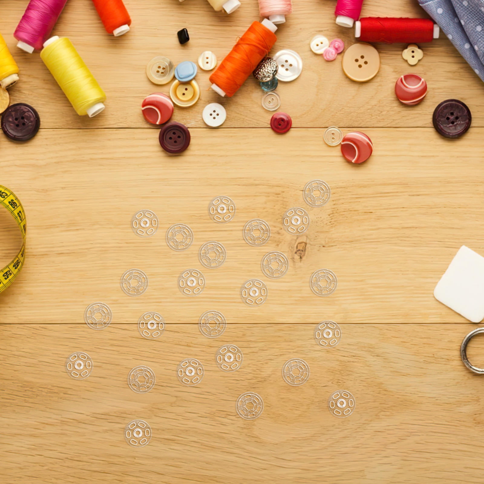 Homoyoyo Clear Invisible Shirt Buttons, Resin Replacement Buttons for ...