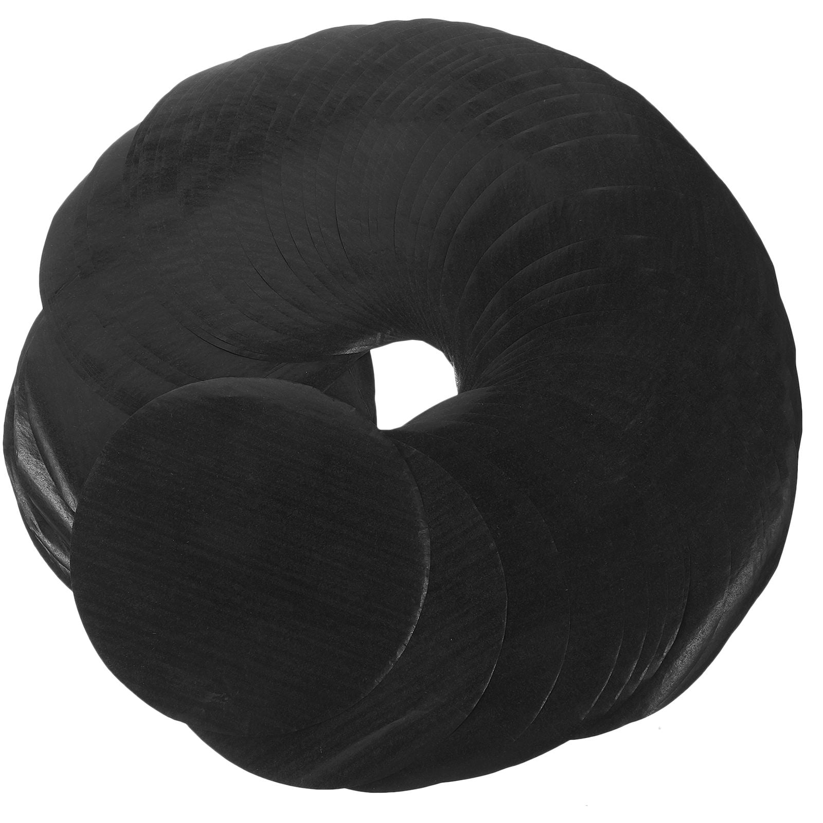 Homoyoyo Leak-Proof Cup Lid Liners Round Sealing Paper Pads Black ...