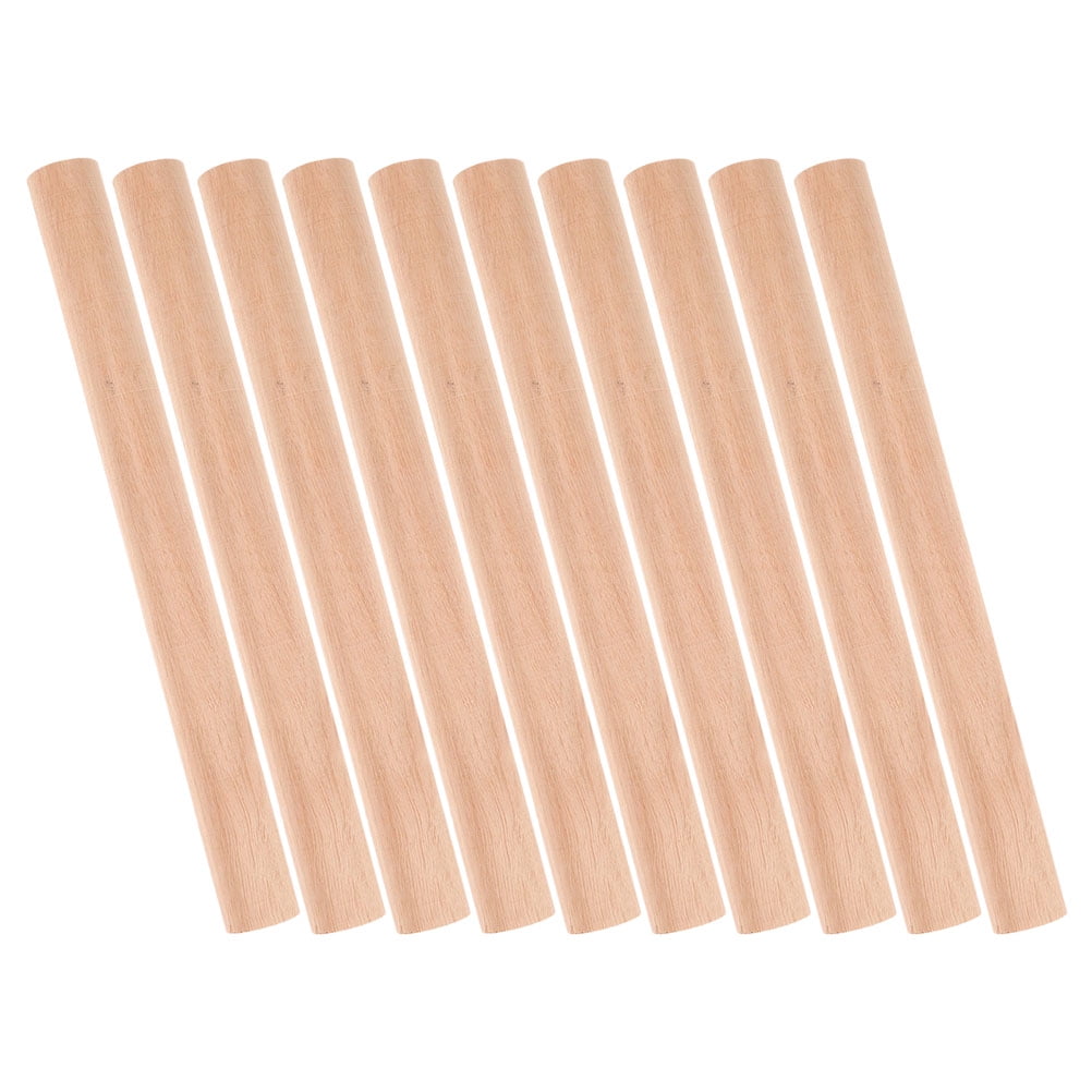 Homoyoyo DIY Craft Dowels Wood Color 10Pcs 5.9In - Walmart.com