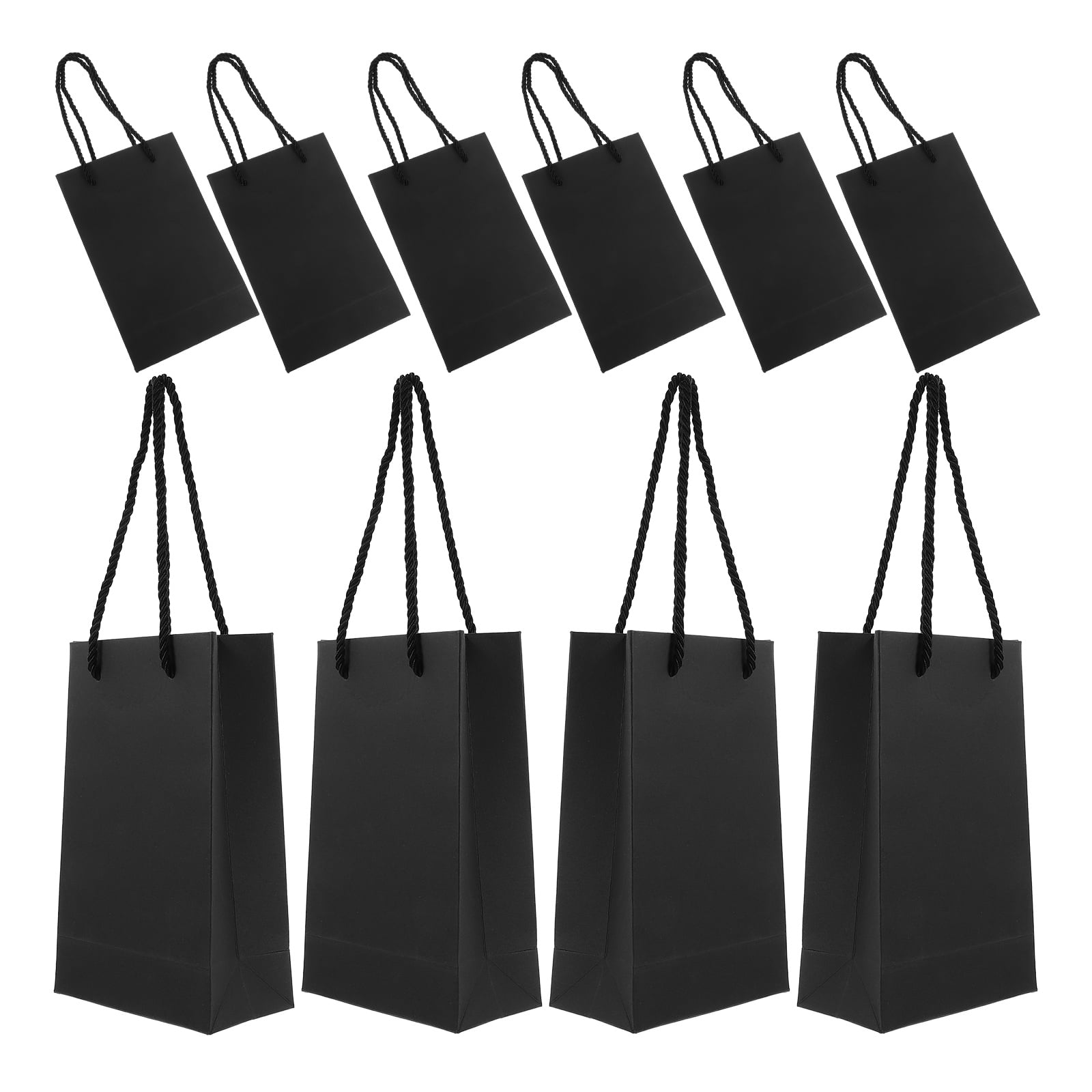Homoyoyo 10pcs Black Paper Wrapping Bags Simple Design Party Wedding - Walmart.com