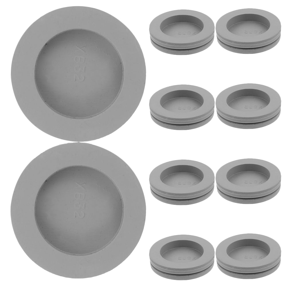 Homoyoyo Set of 10 Grey Rubber Stoppers for Air Conditioners to Prevent ...