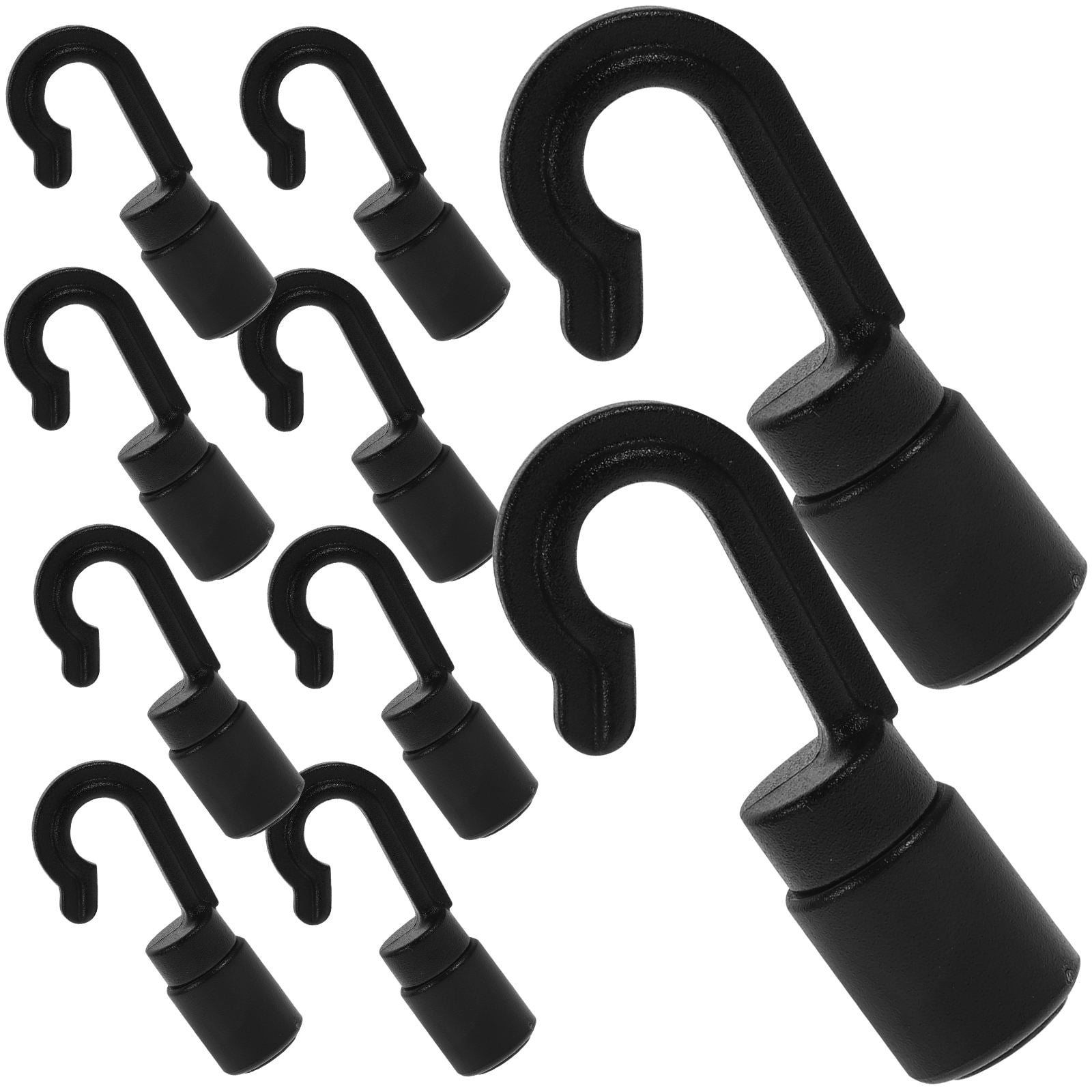 Homoyoyo Black Boat Tying Hook 10Set Cleat Attachment for Kayaks and ...