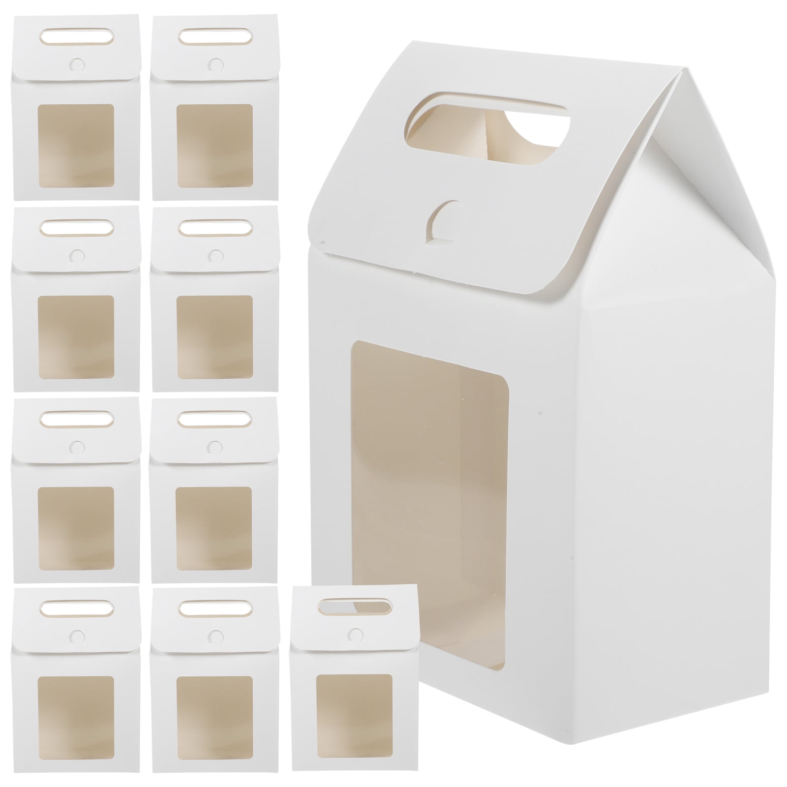 Homoyoyo Treat Boxes with Window White for Display 10Pcs 7.5x5.5x3.1in ...