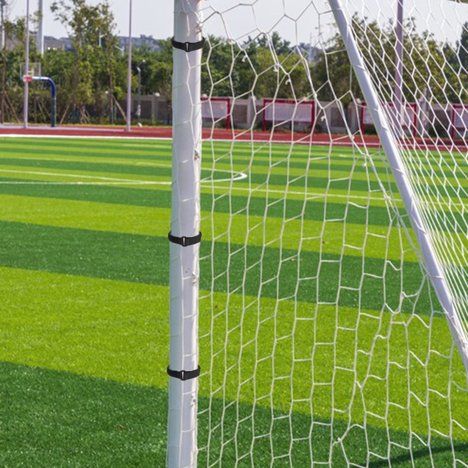Homoyoyo Black Soccer Net Straps Fixed Tie 10 Sets for Securing Goal ...