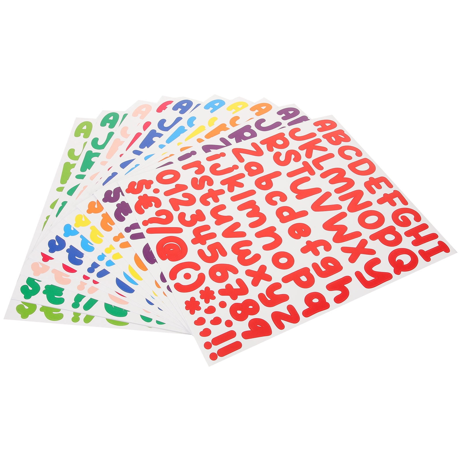 Homoyoyo Self-Adhesive Letter and Number Stickers for Crafts, Journals ...