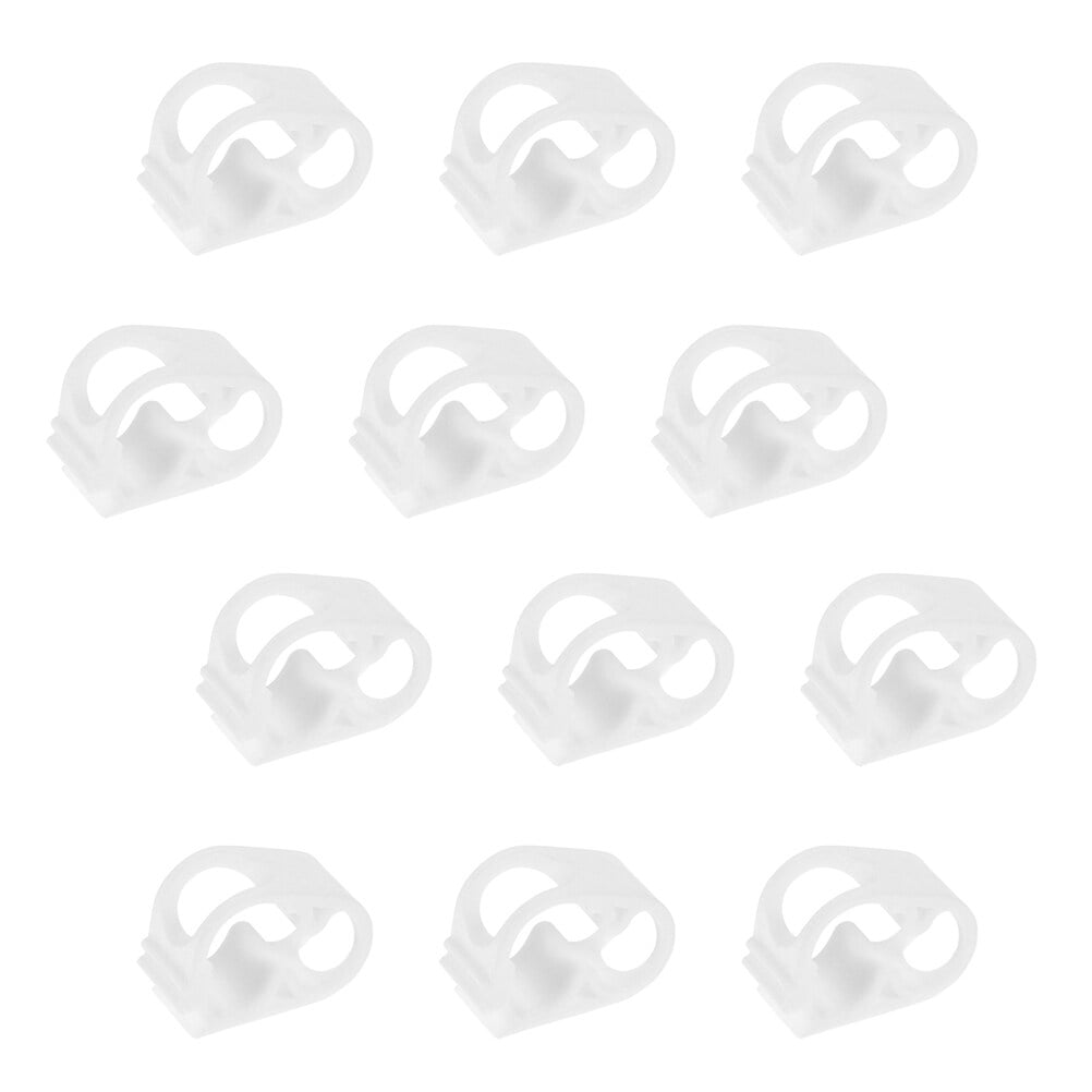 Homoyoyo 12Pcs Small and Compact White Tube Clamps for Siphon Hose ...