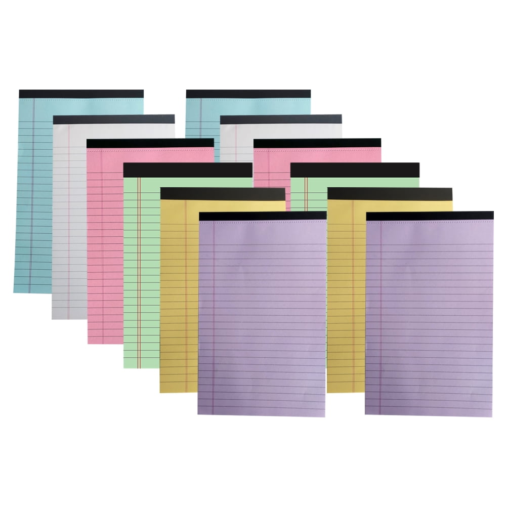 Homoyoyo 12Set Lined Note Pad Assorted Color Writing Pads For Teachers ...