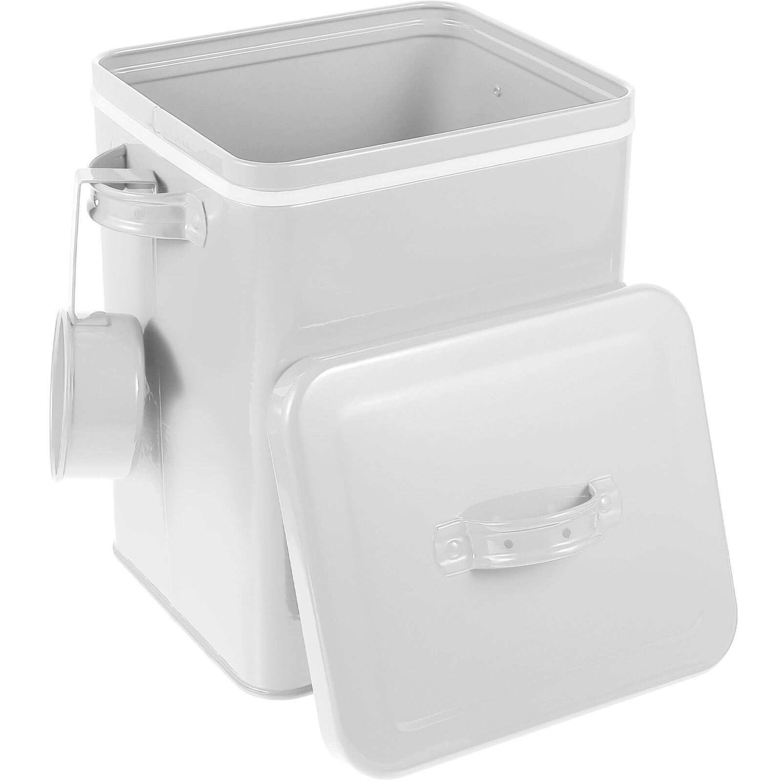 Homoyoyo 1Pack Rectangular Iron Storage Bucket 6L Capacity For Pantry ...