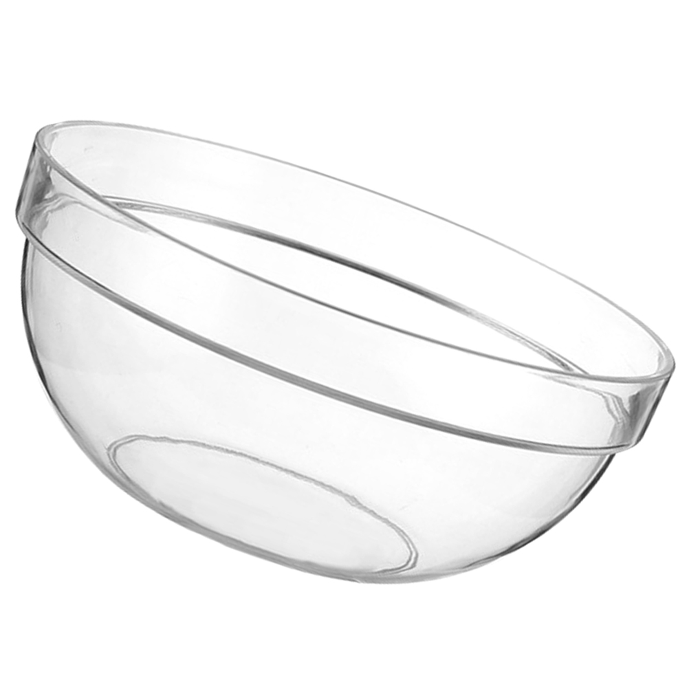 Homoyoyo Kitchen Food Bowl Salad Bowl Transparent Pc 1Pcs 7.9x7.9x3.3in ...