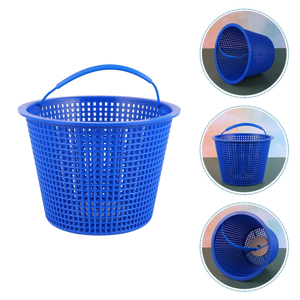 Homoyoyo Above Ground Pool Skimmer Basket Blue Plastic Debris Filtering ...
