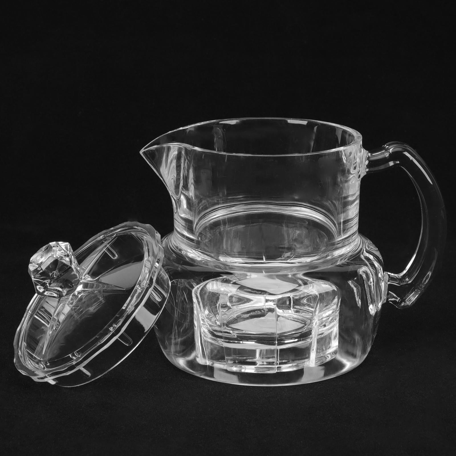 Homoyoyo Transparent PC Honey Jar with Handle Lidded Design 1Pcs for ...