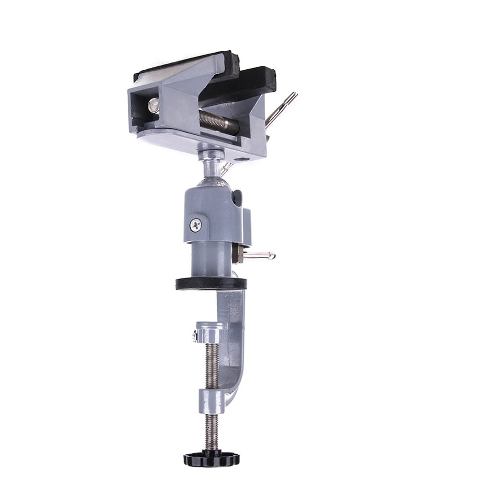 Homoyoyo 2 in 1 Rotating Table Clamp Vise for Home Use Silver 1Pack ...