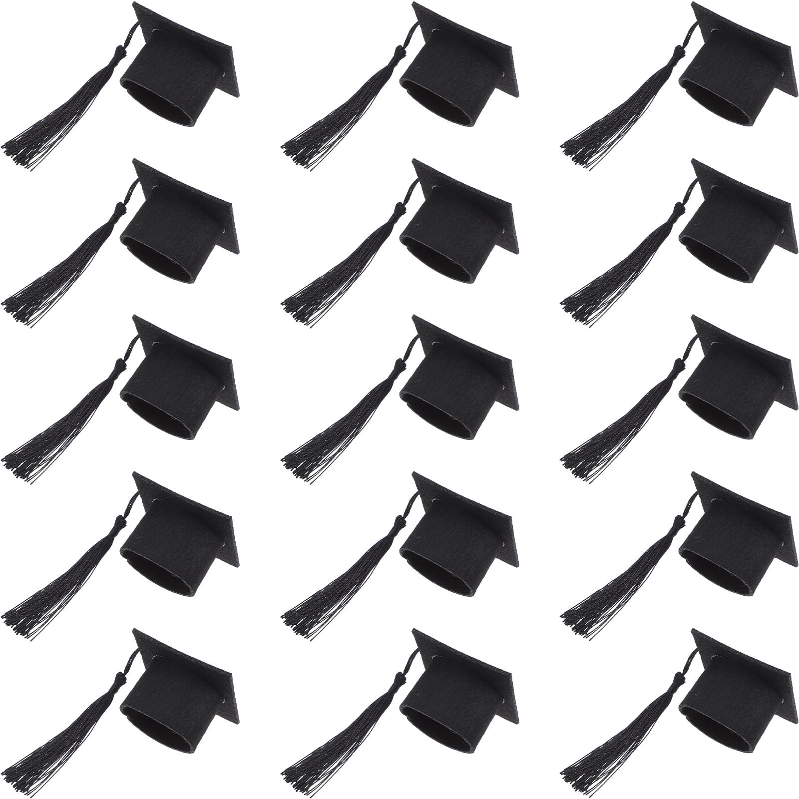 Homoyoyo 20Pack Graduation Bottle Toppers Mini Graduation Hats for Wine ...