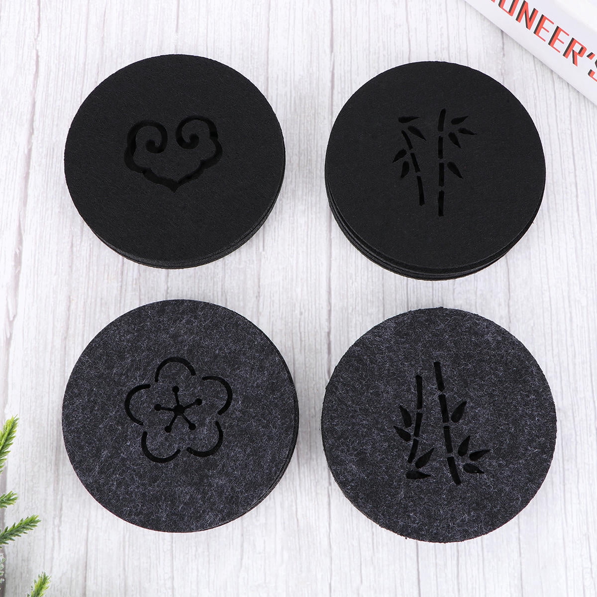 Homoyoyo Coffee Sofa Coasters Drink Coaster Cotton Decoration 20 Pcs ...