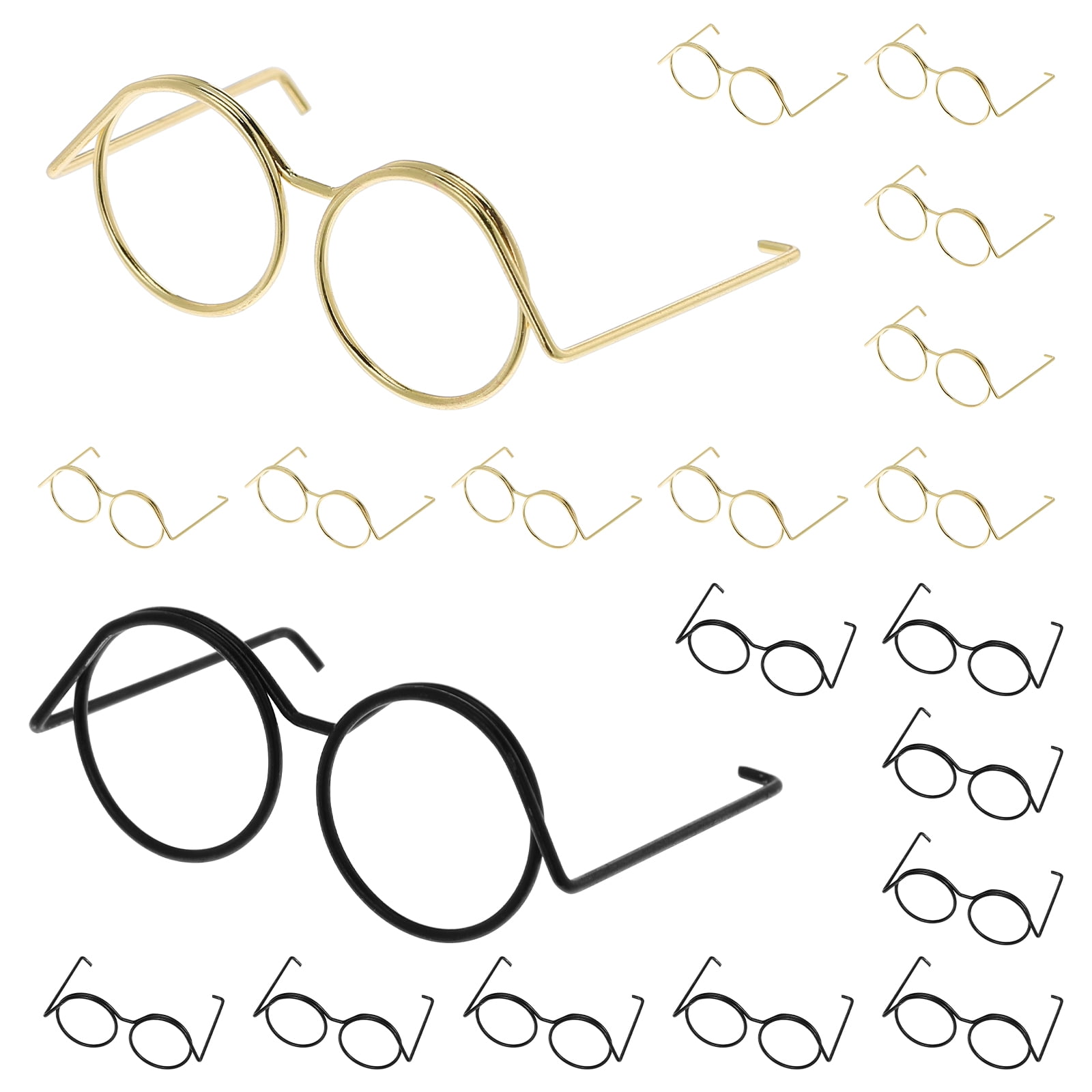 Homoyoyo 20Pcs Miniature Prop Glasses for Photo Props and Craft ...