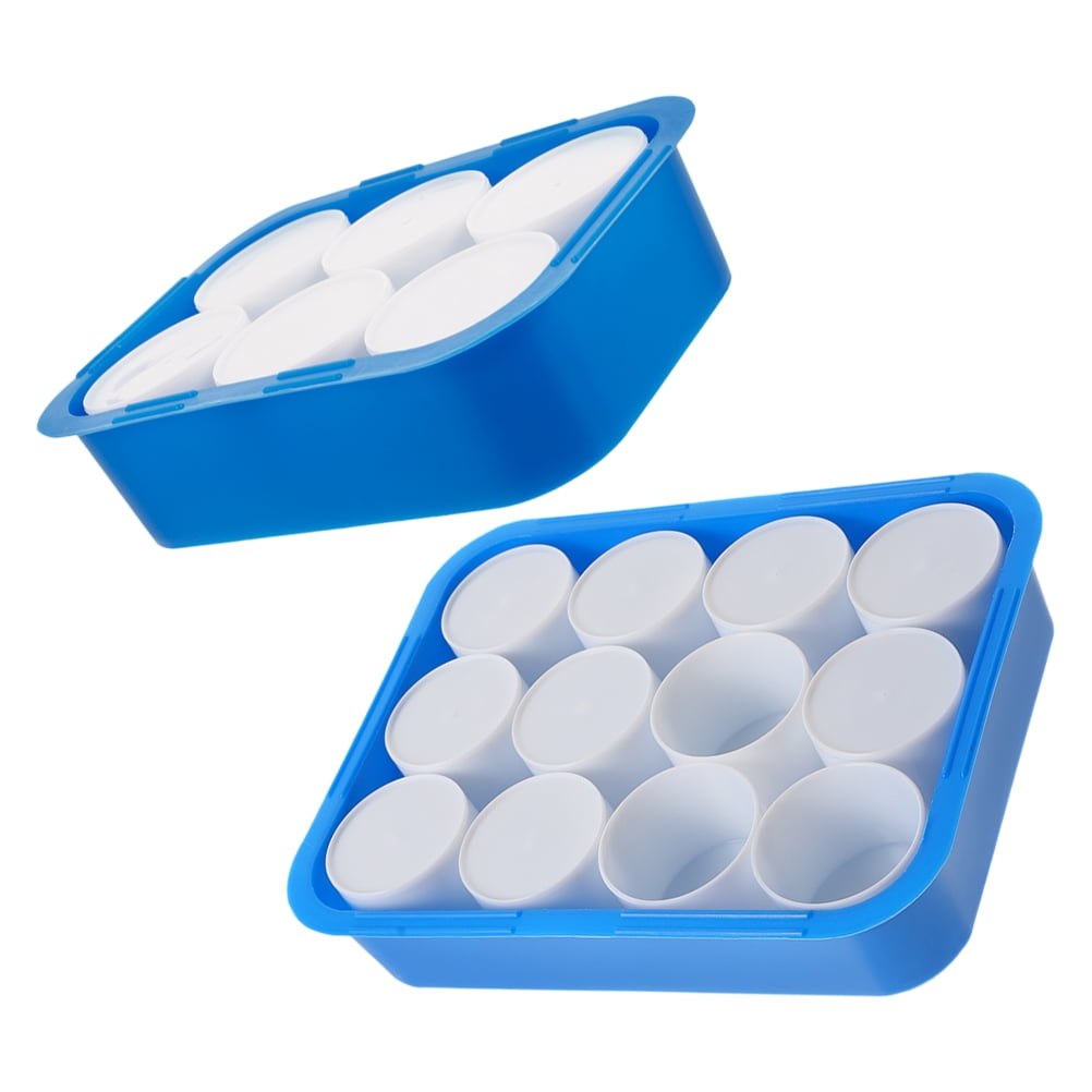 Homoyoyo 2Pack Paint Plate Tray Plastic Assorted Color With Paint ...