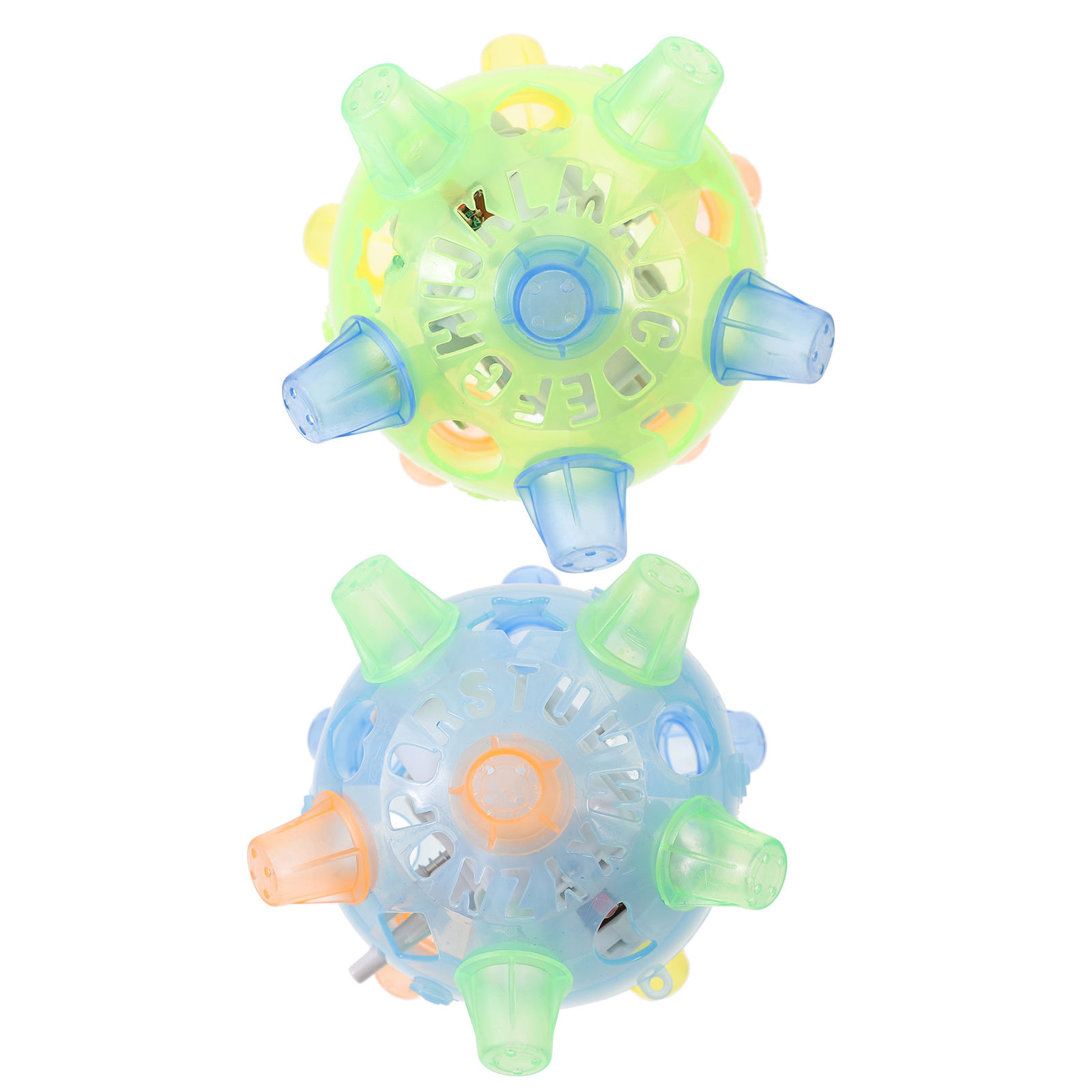 Homoyoyo Flashing Balls for Kids Rubber Dancing Ball Assorted Color ...