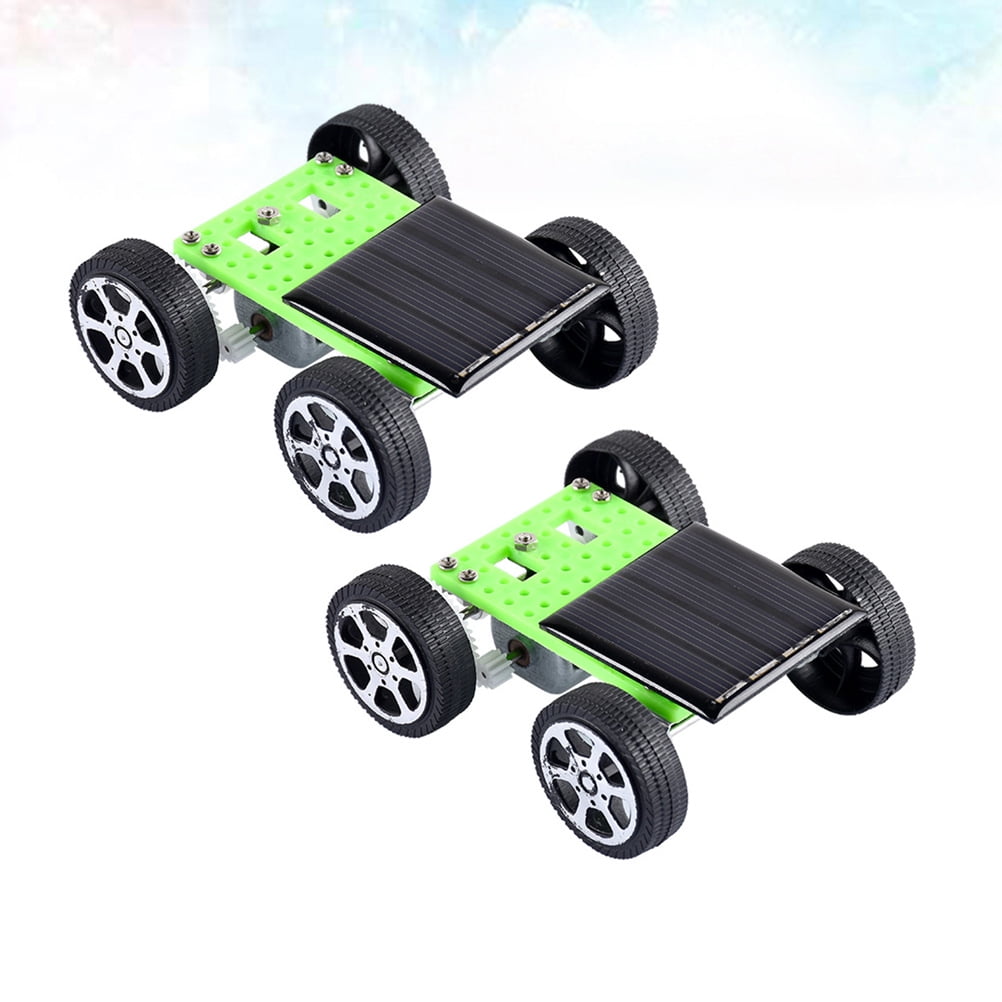 Homoyoyo 2Pcs Small Solar Powered Car for Kids Solar Powered Toy Kit ...