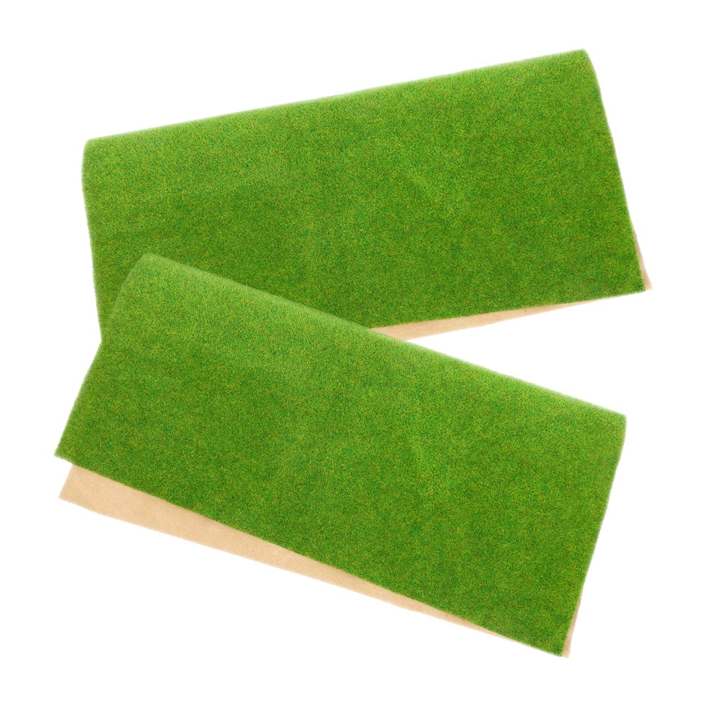 Homoyoyo 2Set Green Artificial Turf for Model Trains Micro Landscapes ...