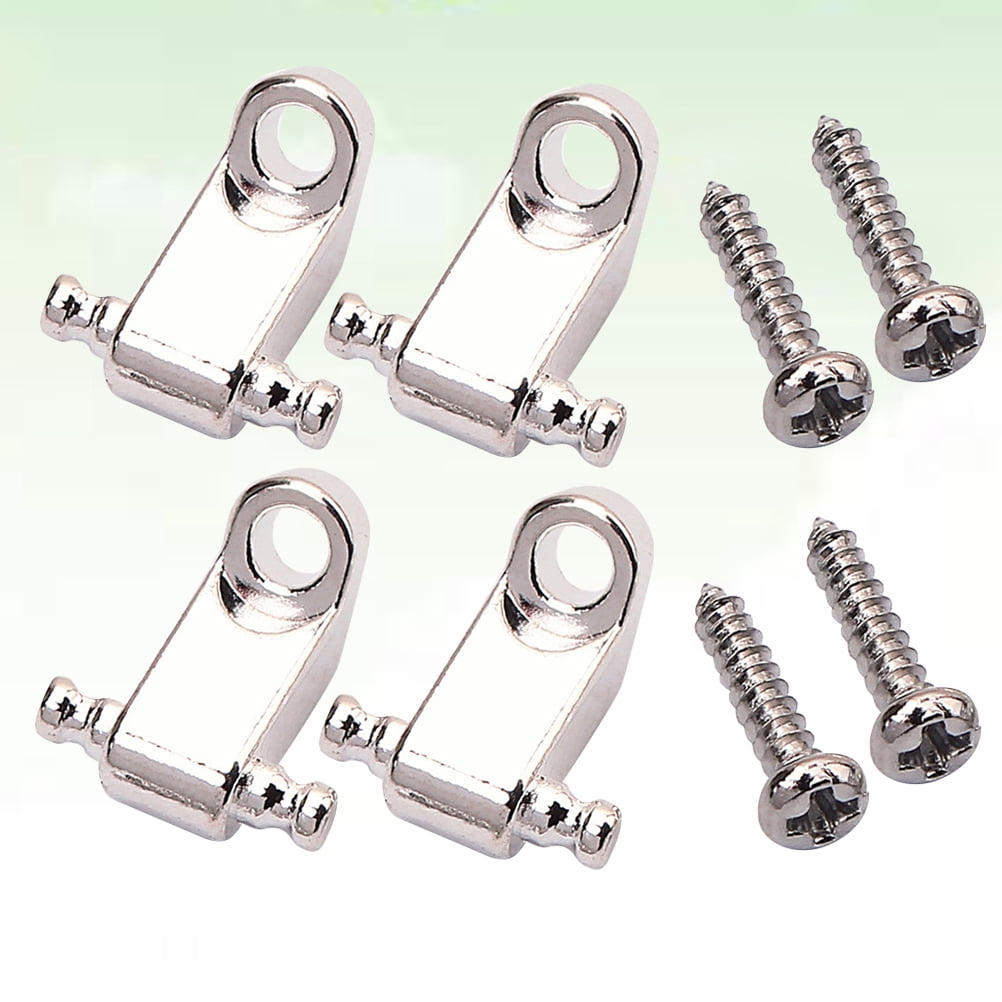 Homoyoyo Guitar Retainer Metal Roller Style 2 Sets 0.6*0.4in - Walmart.com