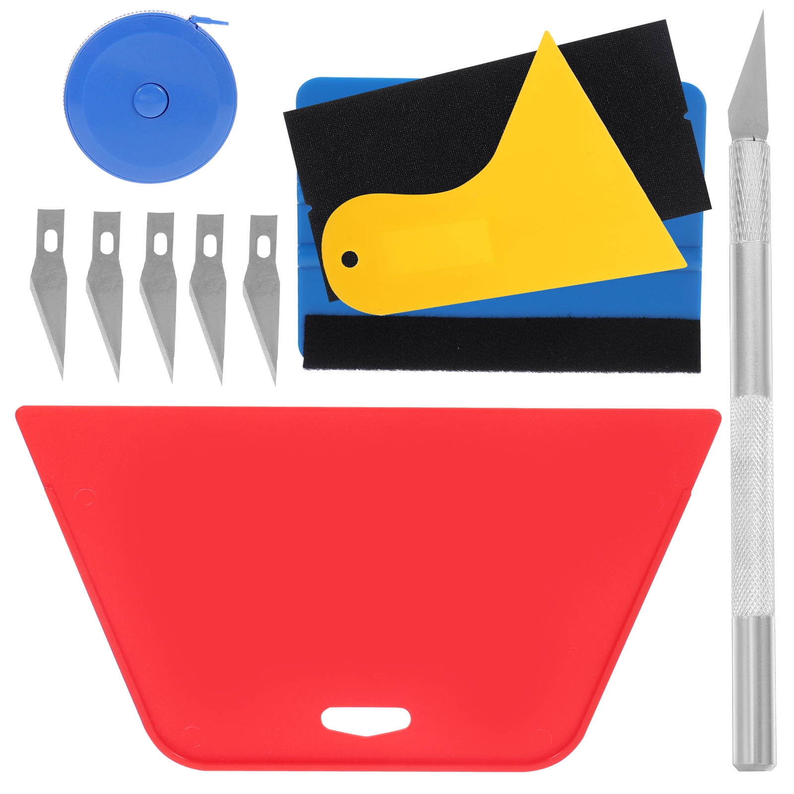 Homoyoyo Wallpaper Smoothing Tools Kit Assorted Color ABS PVC Steel for ...