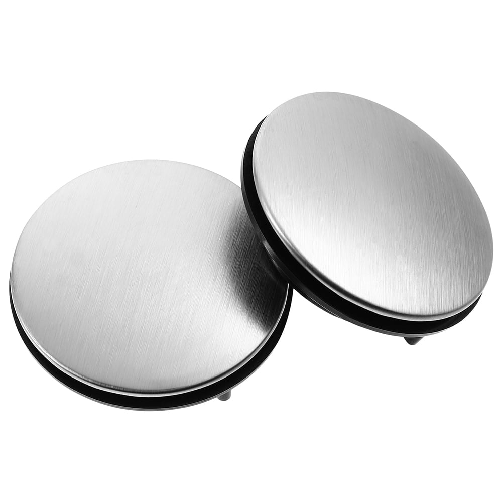 Homoyoyo 3Pcs Plated Silver Sink Hole Covers Made of Stainless Steel ...