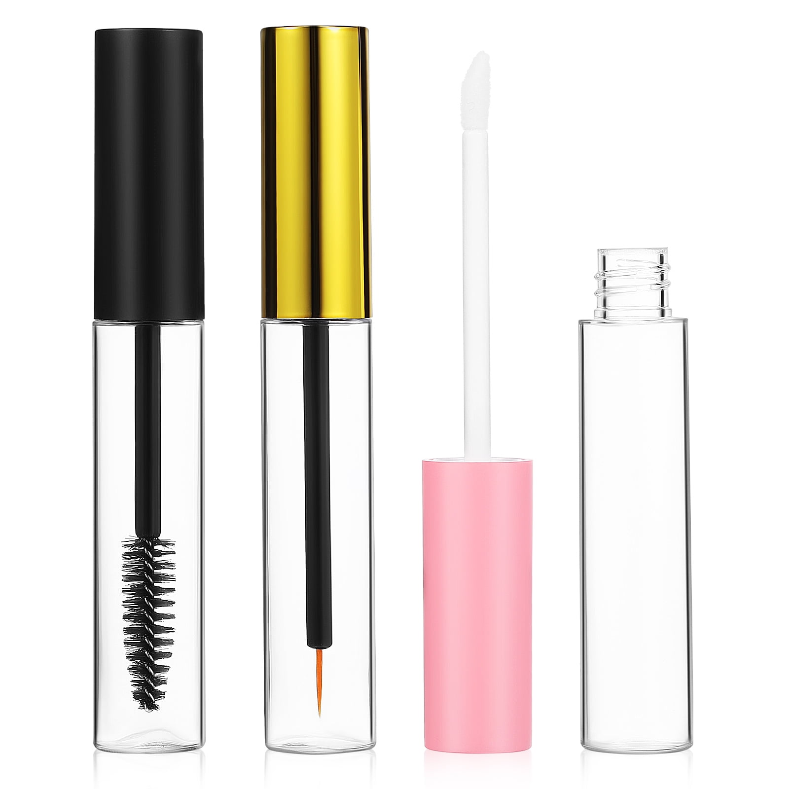 Homoyoyo 3Set Empty Mascara Tube Eyeliner Tube Lip Gloss Container ...