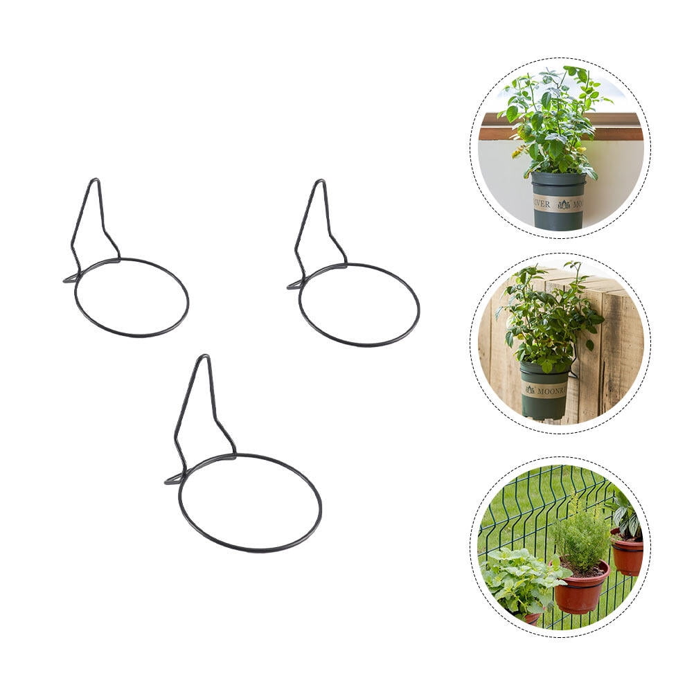 Homoyoyo 3Set Iron Balcony Planting Rack Space Saving for Outdoor Use ...