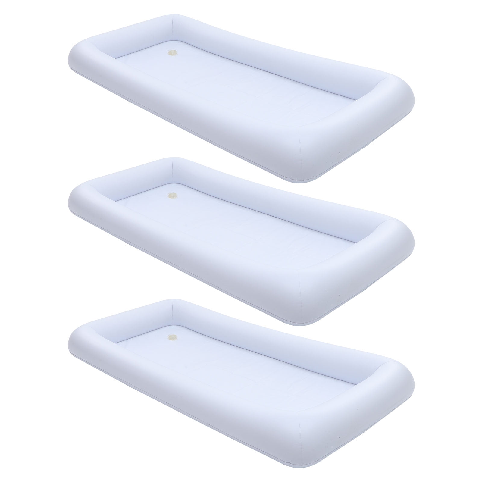 Homoyoyo 3Set Swimming Pool Tray Floating Snack Tray Foldable Design ...