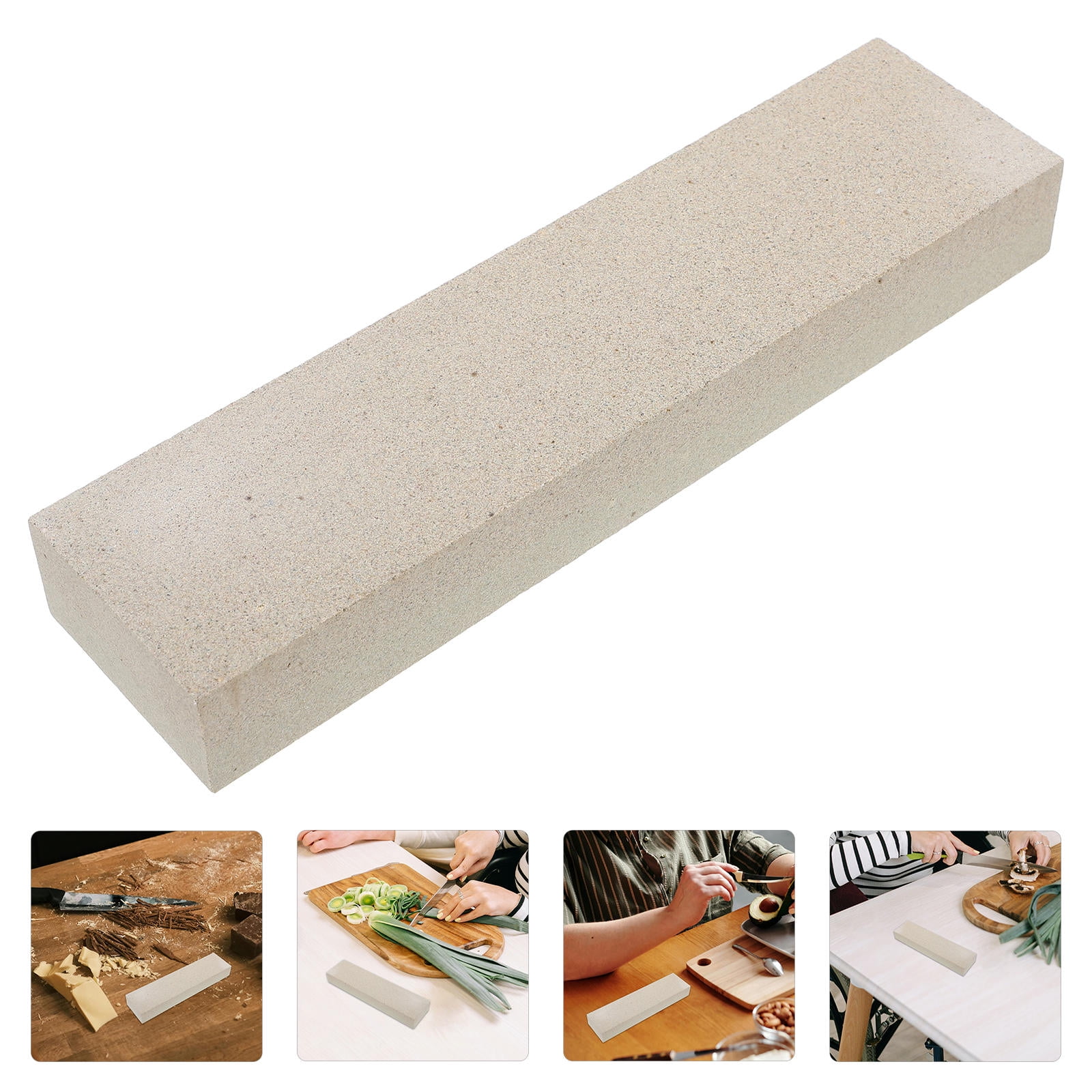 Homoyoyo 3-Piece Sharpening Stone Set Grey for Kitchen Knives and Home ...