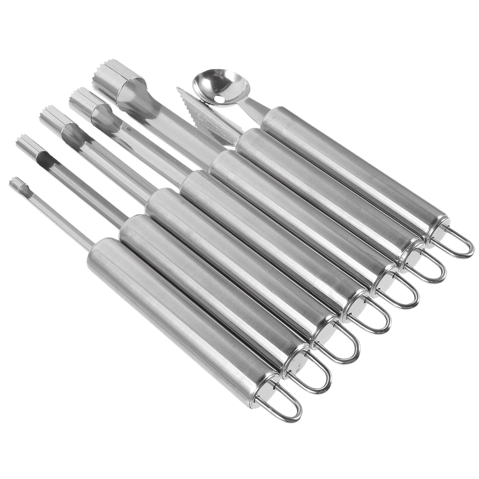 Homoyoyo 4Pcs Fruit Core Removing Tool 20.5x2cm Stainless Steel for ...