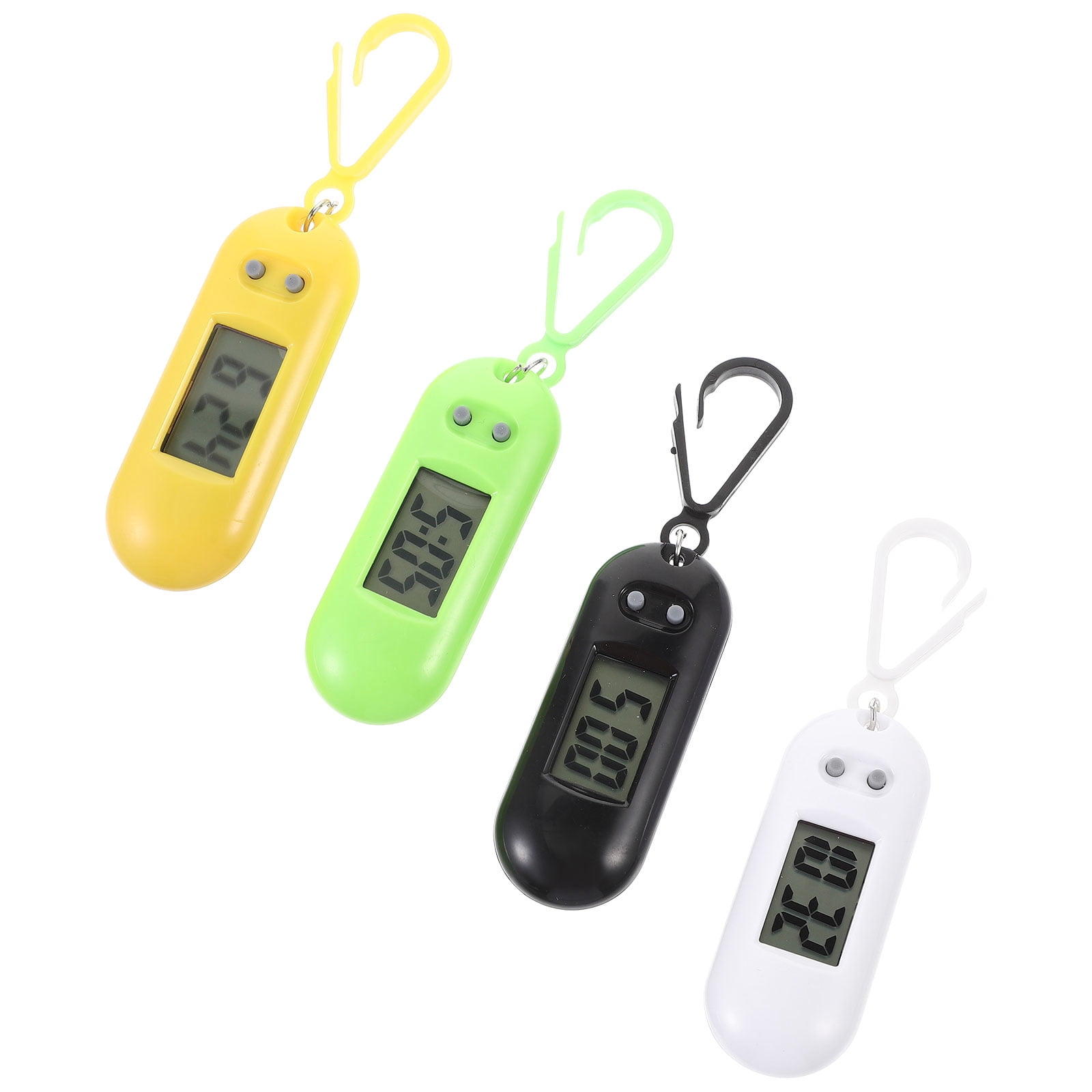 Homoyoyo Clock Keychain Watch Electronic Watches Plastic 4Pcs 1x2.6in ...