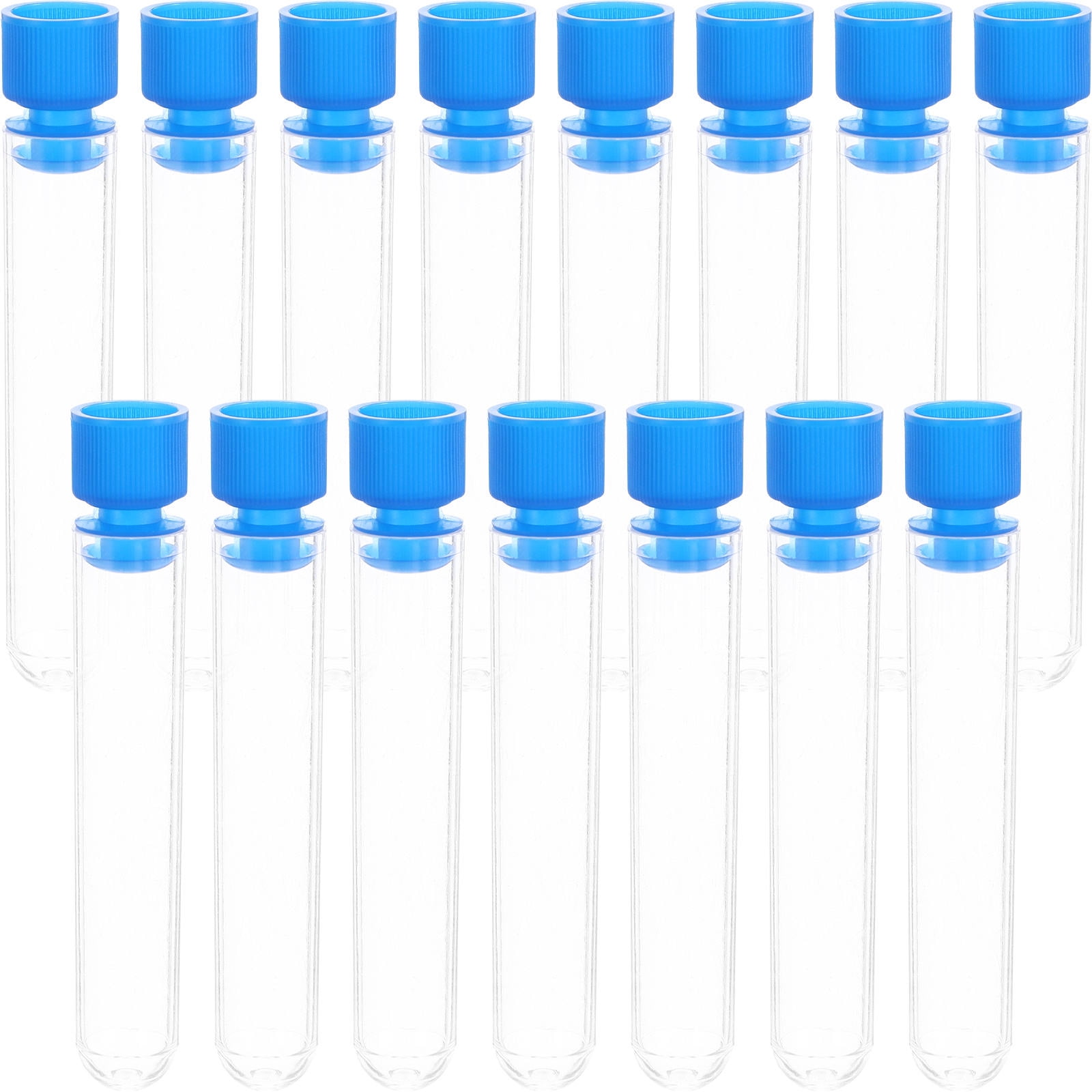 Homoyoyo Lab Sample Containers Clear Test Tube 50Pcs 2.4x0.5In ...