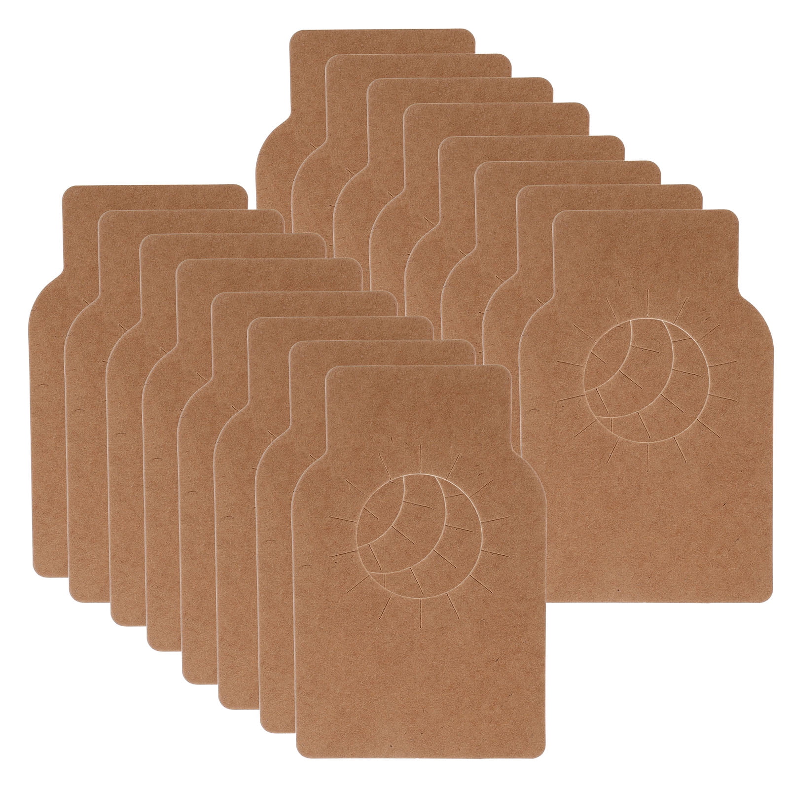 Homoyoyo 50Pcs Hanging Wine Labels Kraft Paper for Longterm ...