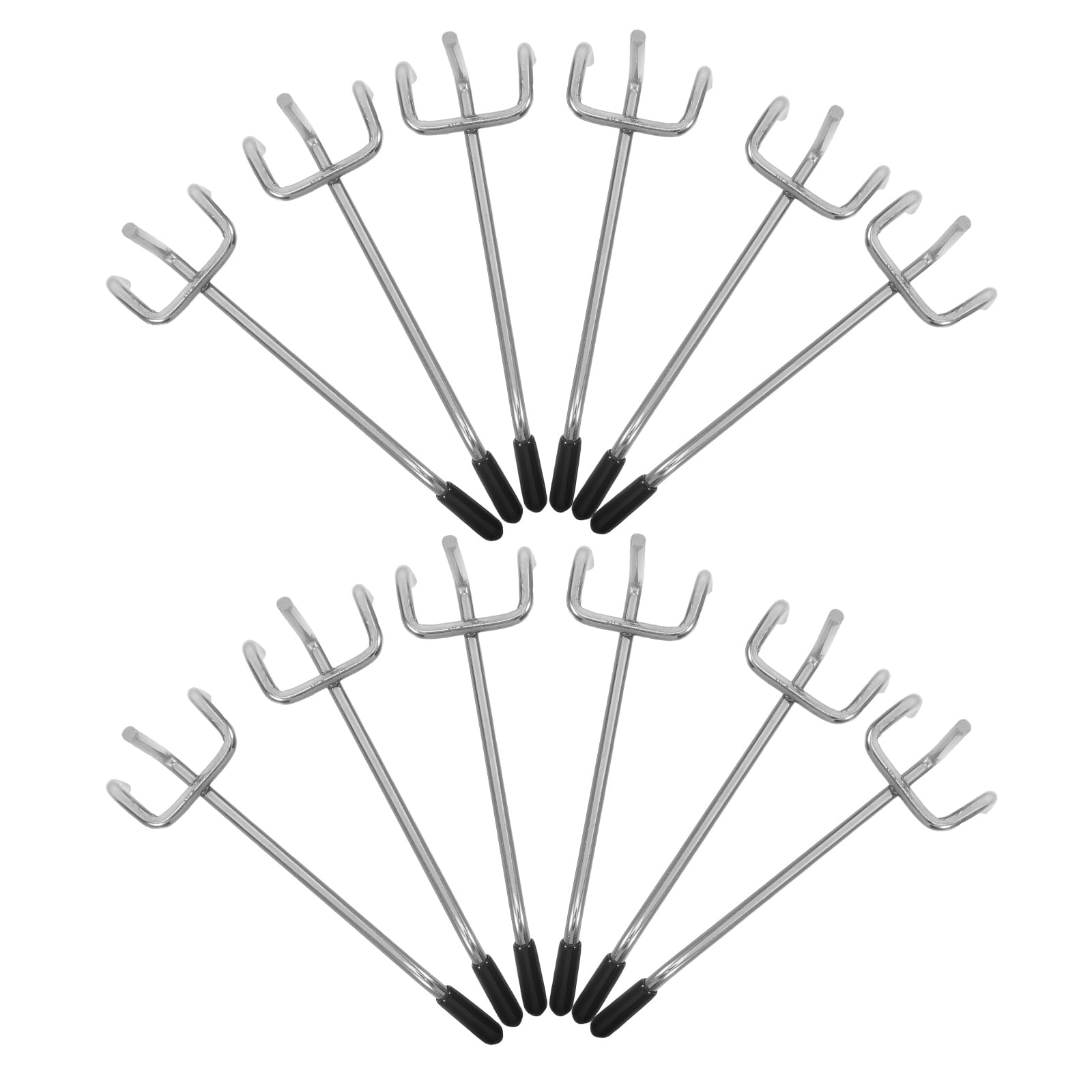 Homoyoyo 50Pcs Iron Pegboard Hooks Multipurpose Sturdy Peg Hooks for ...