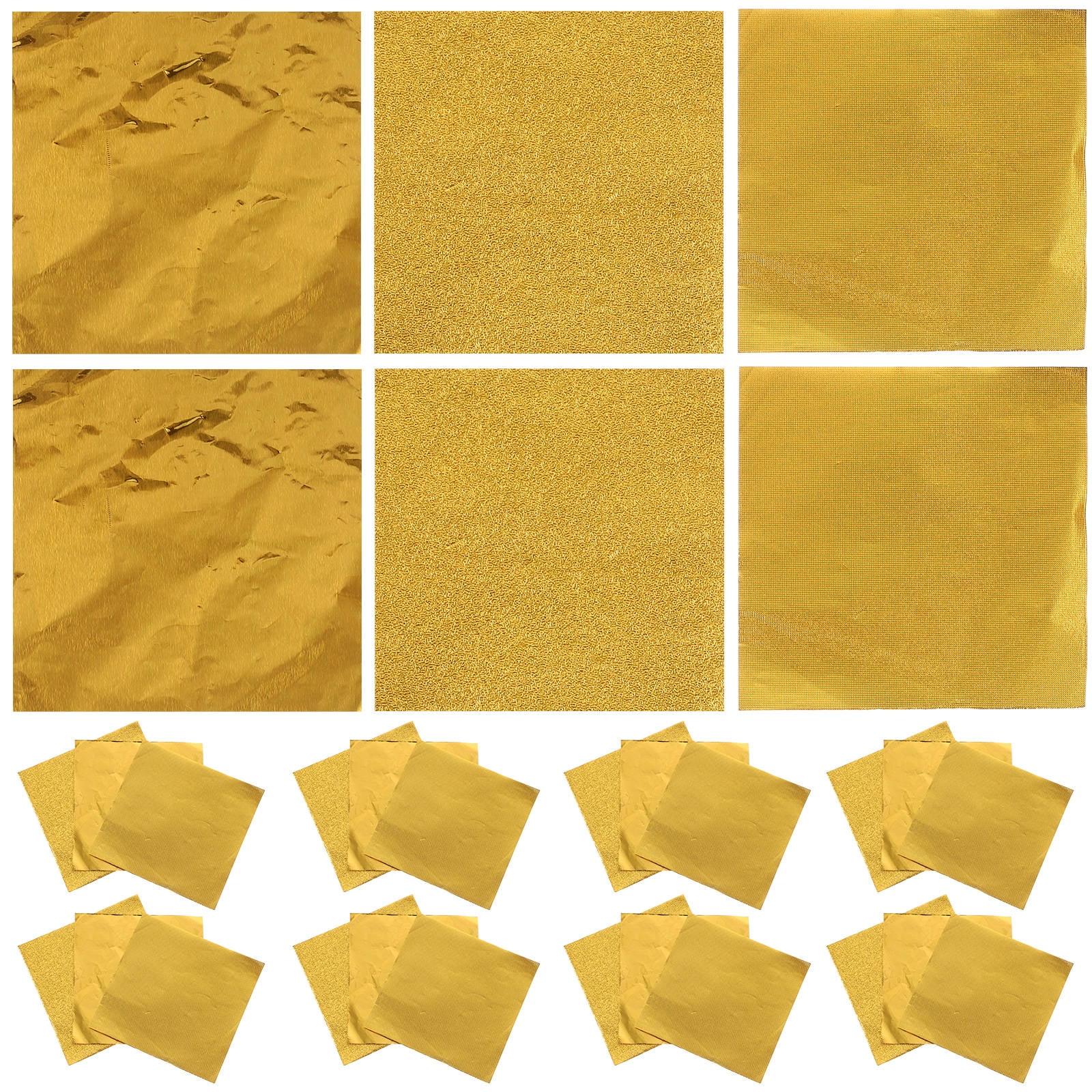 Homoyoyo Sealing Candy Wrappers Golden Aluminum Foil 600Pcs - Walmart.com