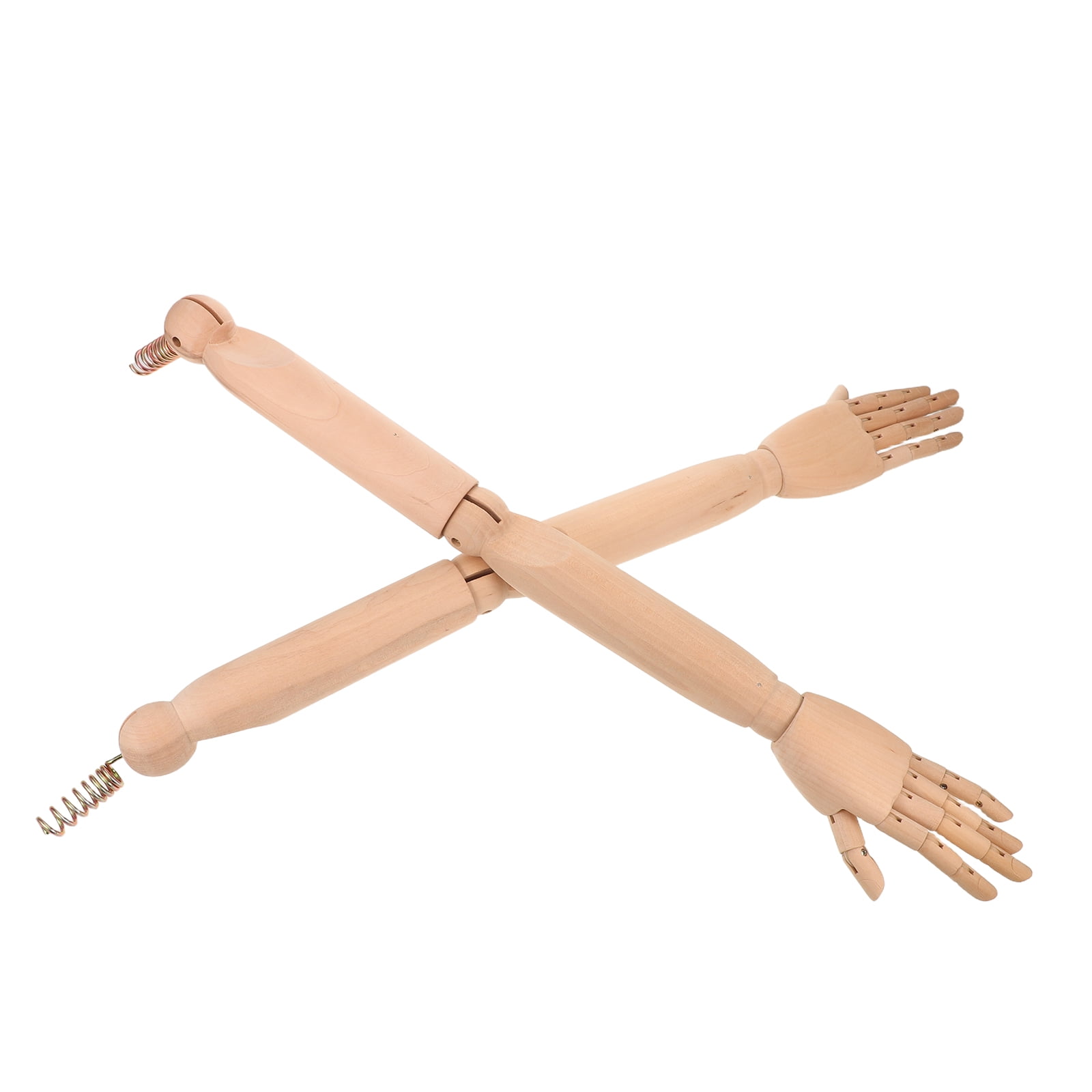 Homoyoyo Light Brown Wooden Mannequin Arm with Smooth Articulated ...