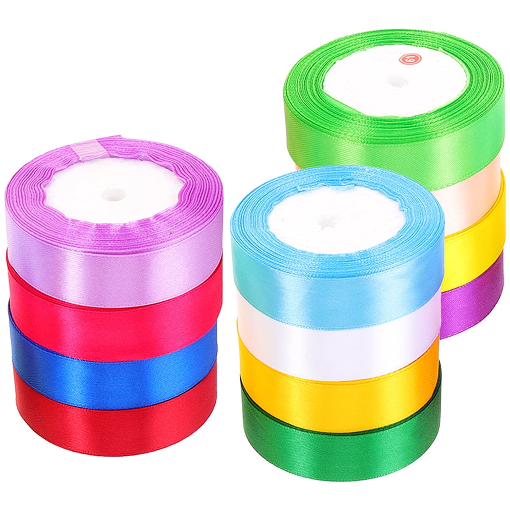 Homoyoyo Assorted Ribbons 12 Rolls for Crafts, Art Projects, Wrapping ...