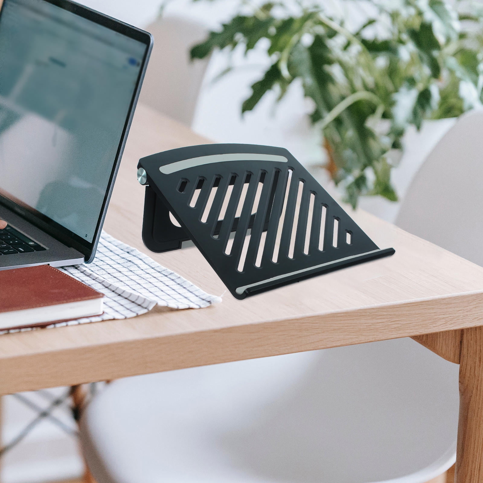 Homoyoyo Multi-Angle Adjustable Laptop Stand Black with Overheating ...