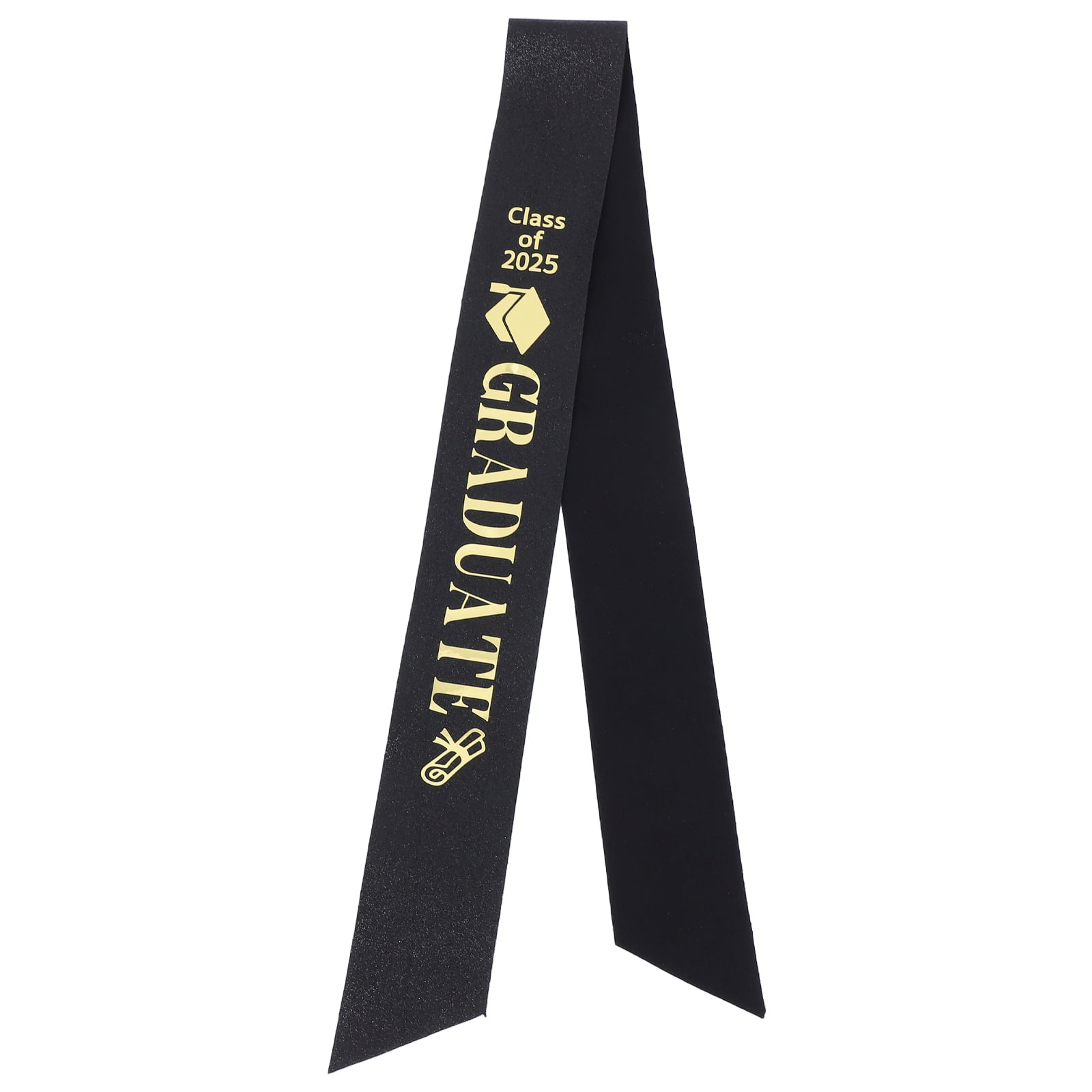 Homoyoyo Graduation Party Supplies Black Satin Sash for Graduates Event ...