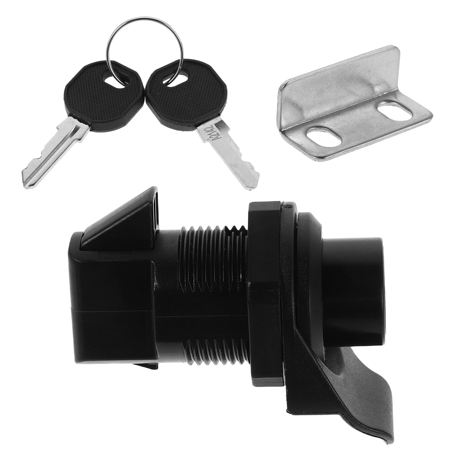 Homoyoyo Rv Door Lock Black Nylon Durable Material for Home Easy Push ...