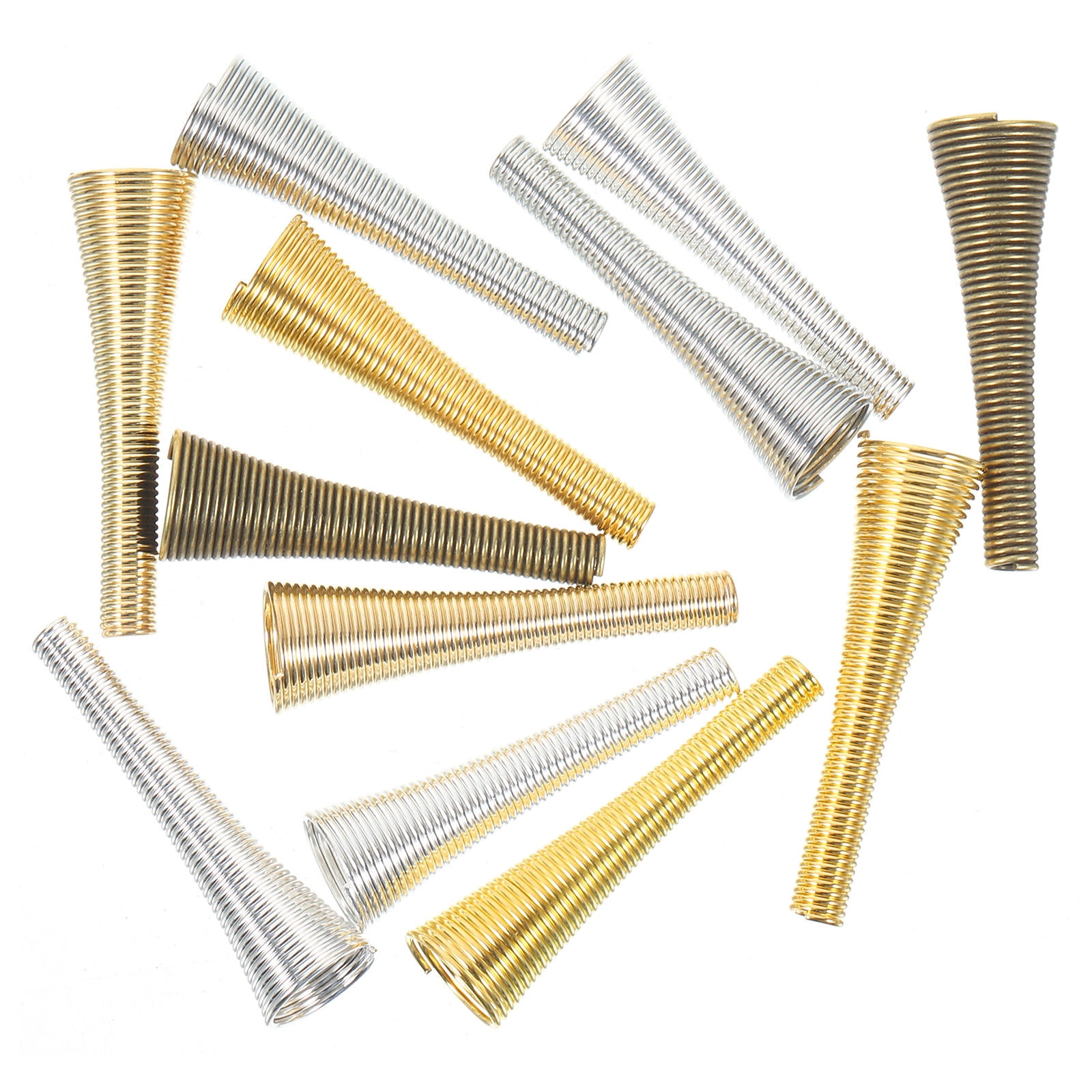 Homoyoyo Cone Bead Caps for Jewelry Making 60Pcs Assorted Color Metal ...