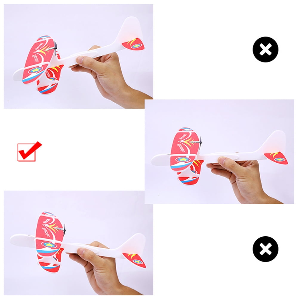 Homoyoyo Hand Launch Glider 1Pcs 11.02x11.41x3.14in High-polymer ...