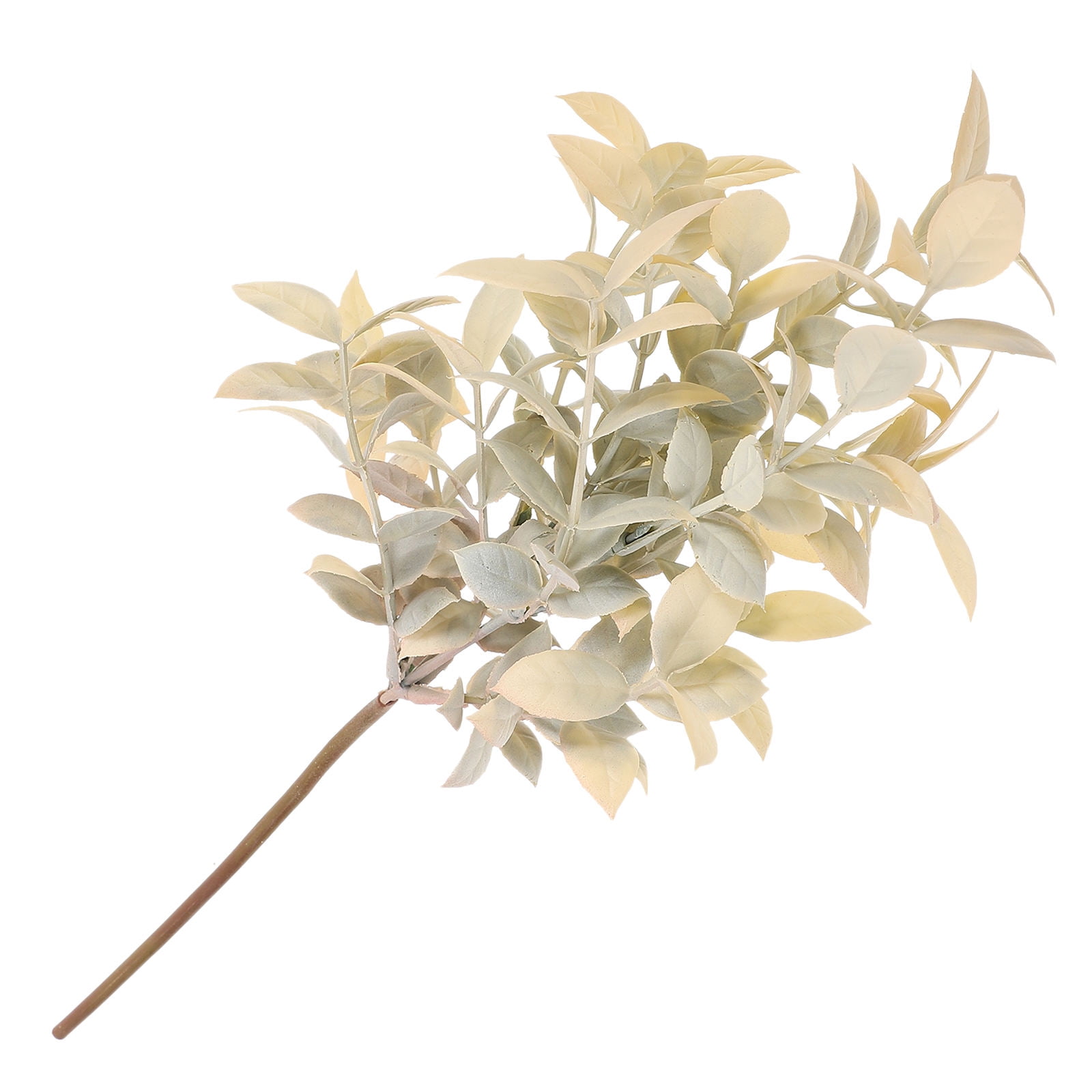Homoyoyo Beige Artificial Plant Stems Polyethylene for Home Decor Faux ...