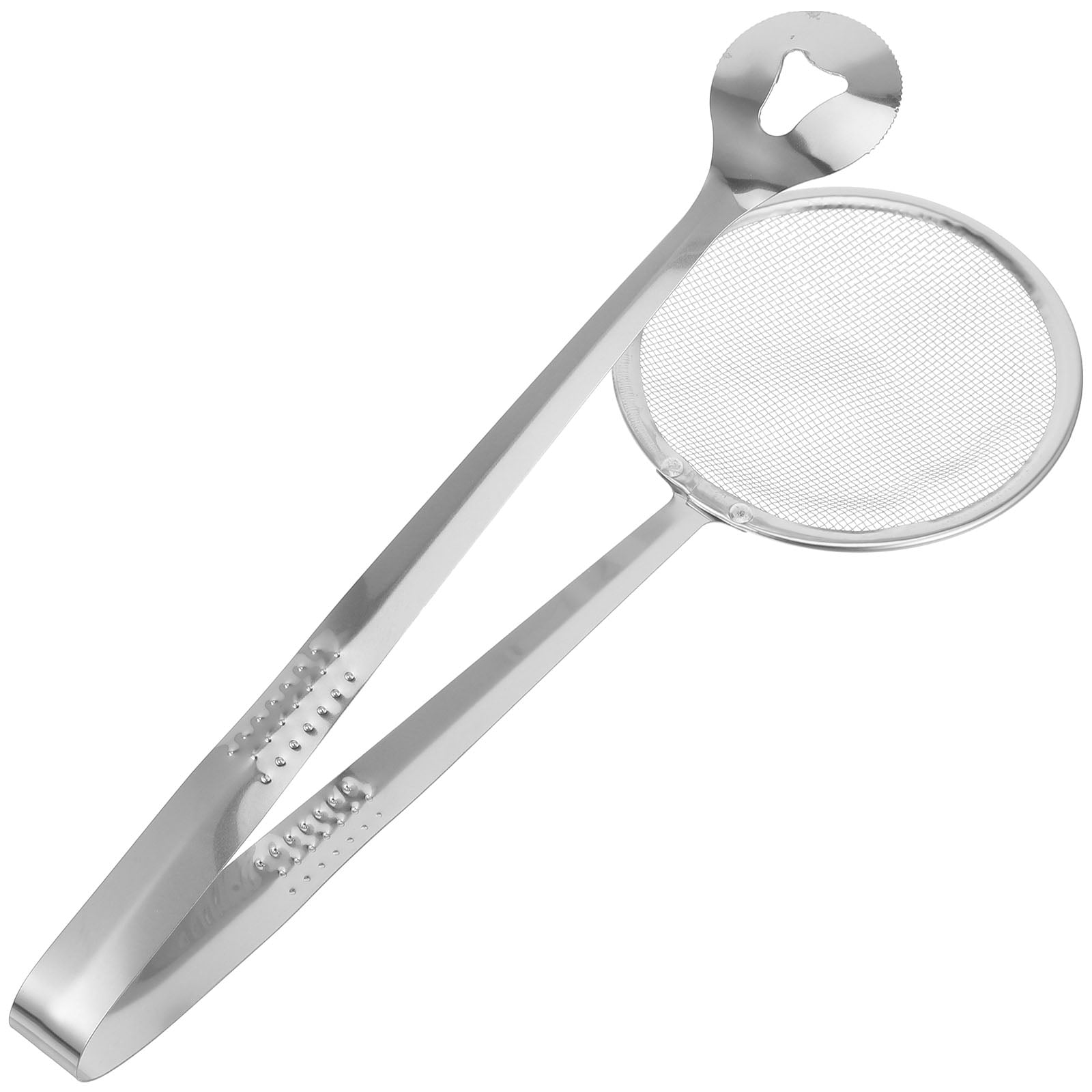 Homoyoyo Ergonomic Stainless Steel Food Clamp for Home Cooking Silver ...