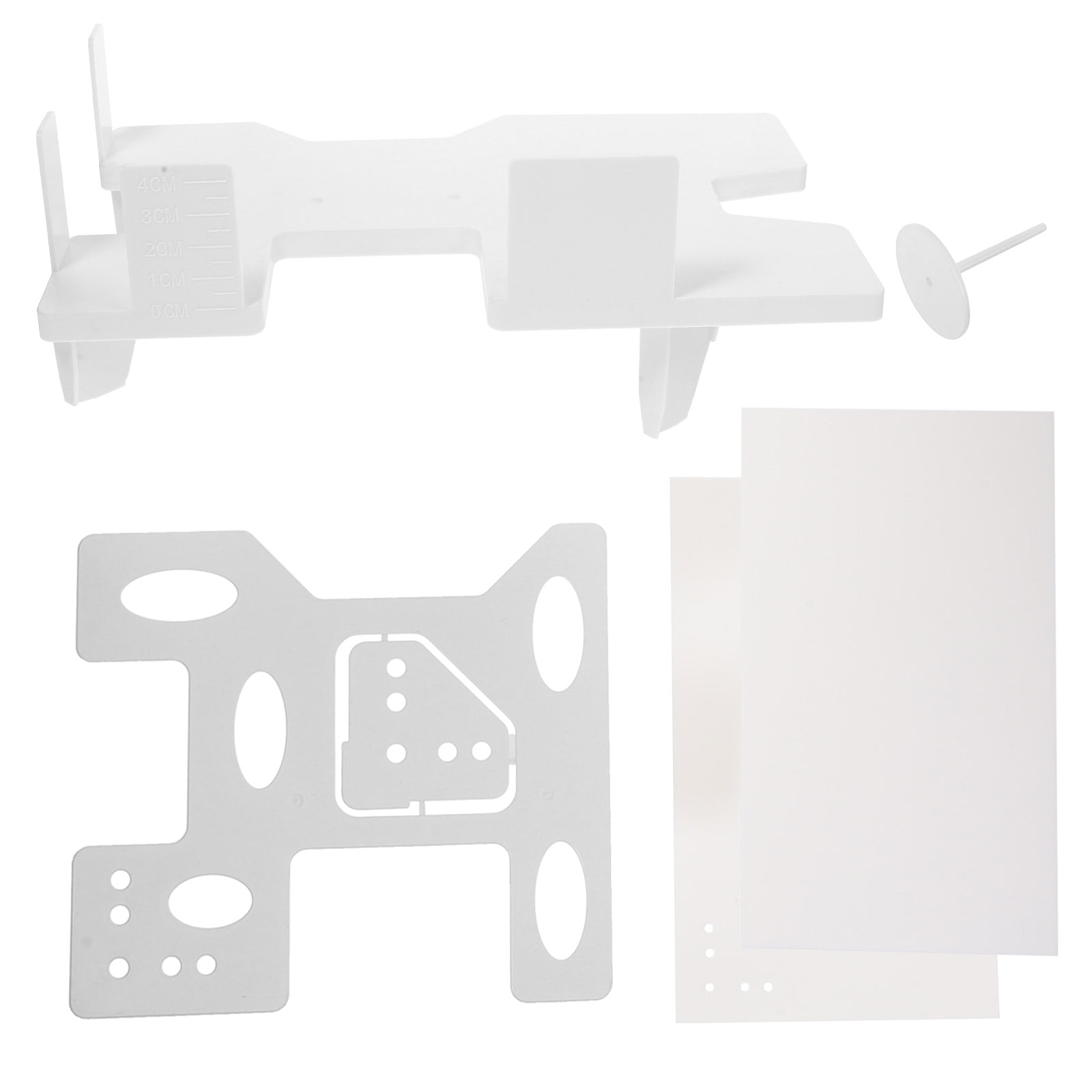 Homoyoyo Invoice Binding Organizer White Plastic for Storage Use ...