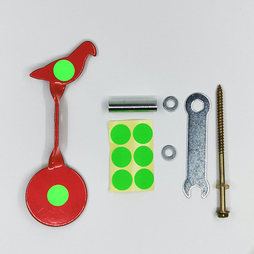 Homoyoyo Lawn Targets Shooting Target Red Alloy 1Set for Outdoor Walls ...